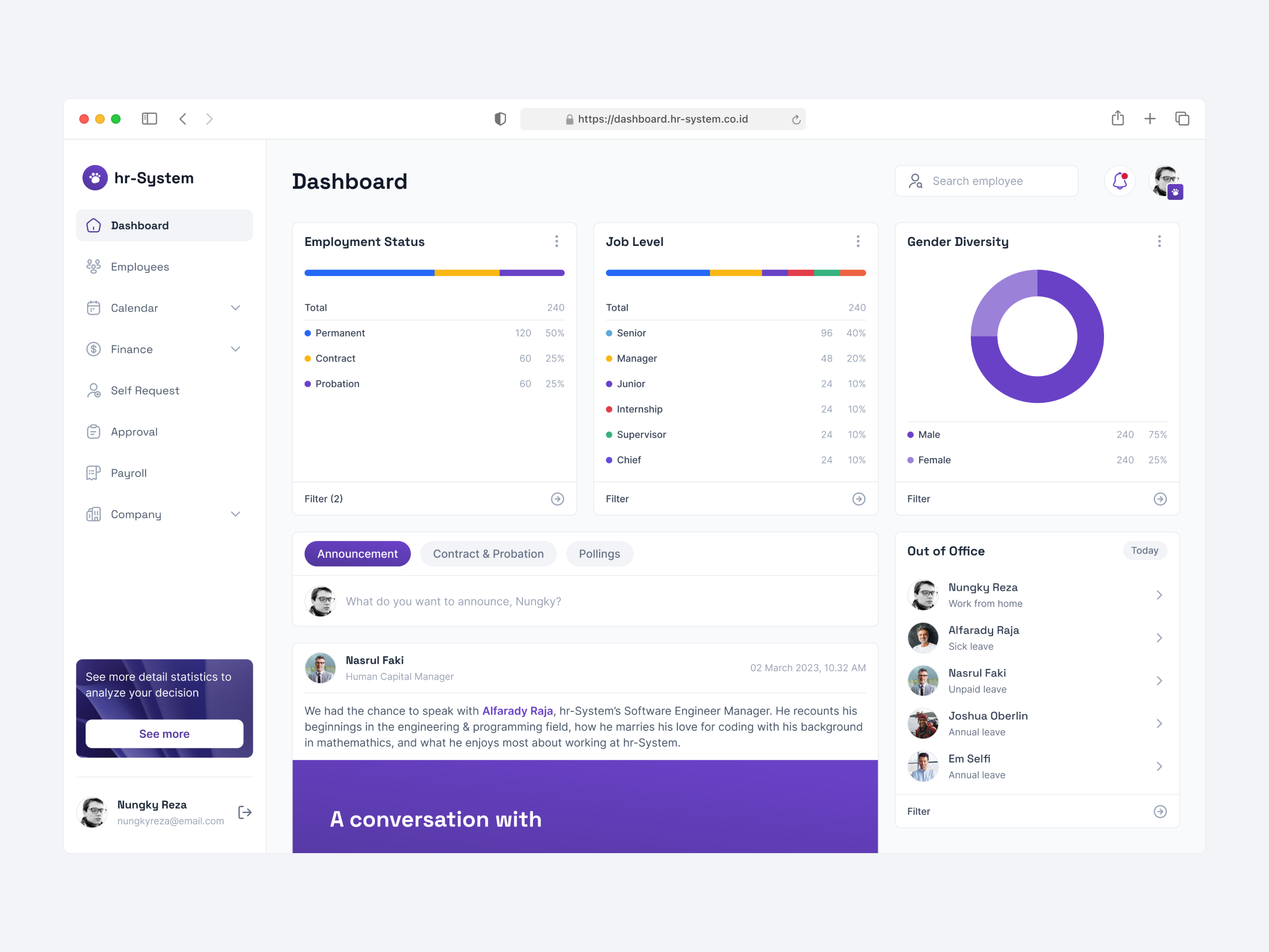 hr-System - Human Resource Information System by Faishal Rusydan on ...