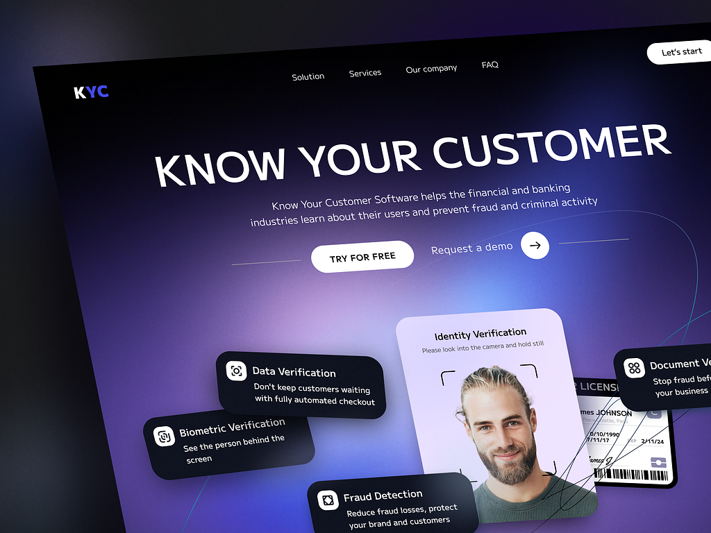 Anfido - KYC Platform by Arounda UI/UX for Arounda on Dribbble