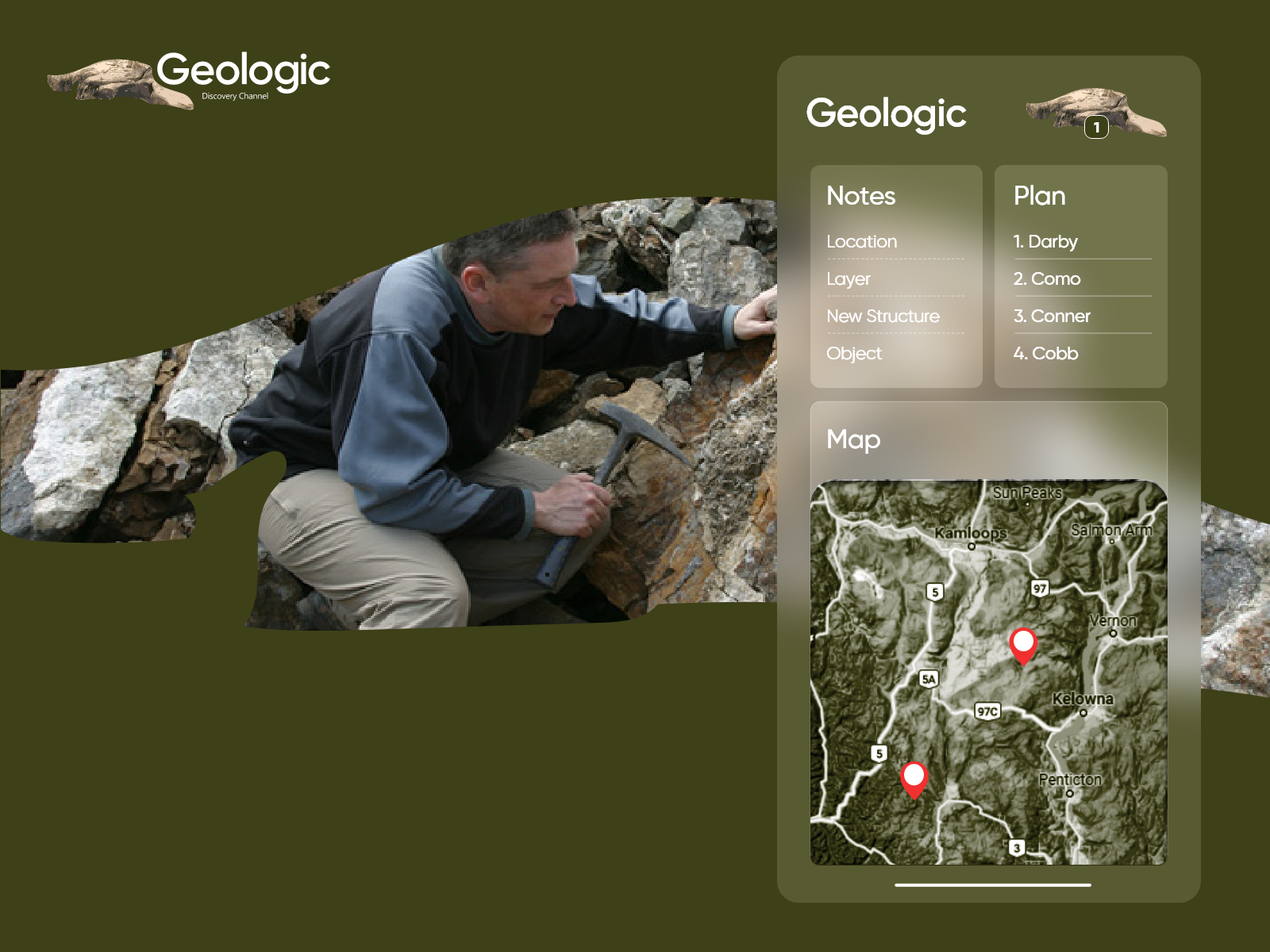 Geologic Concept by 7Design Lab® on Dribbble