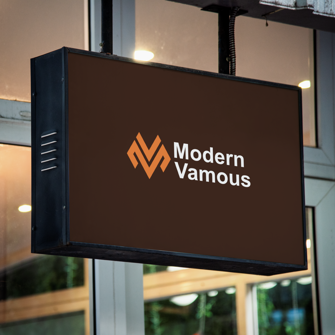 Modern Vamous Logo by flowdesign6 on Dribbble