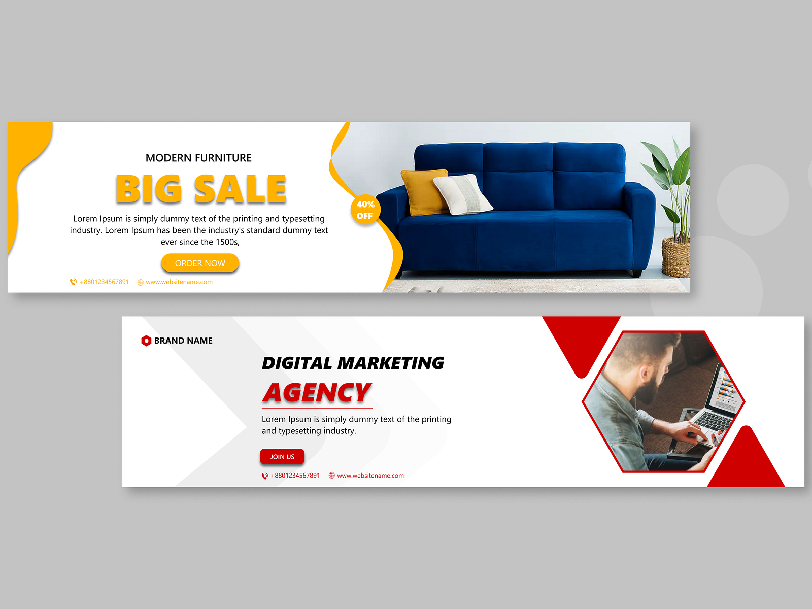 Business Banner Card Design with Figma by MD Reduan Shahriar on Dribbble