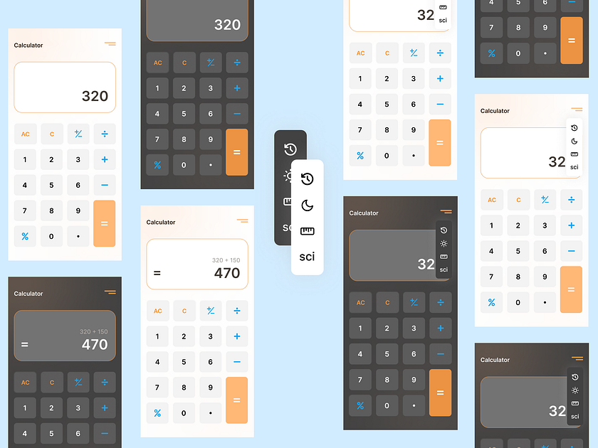 Calculator App designs, themes, templates and downloadable graphic ...