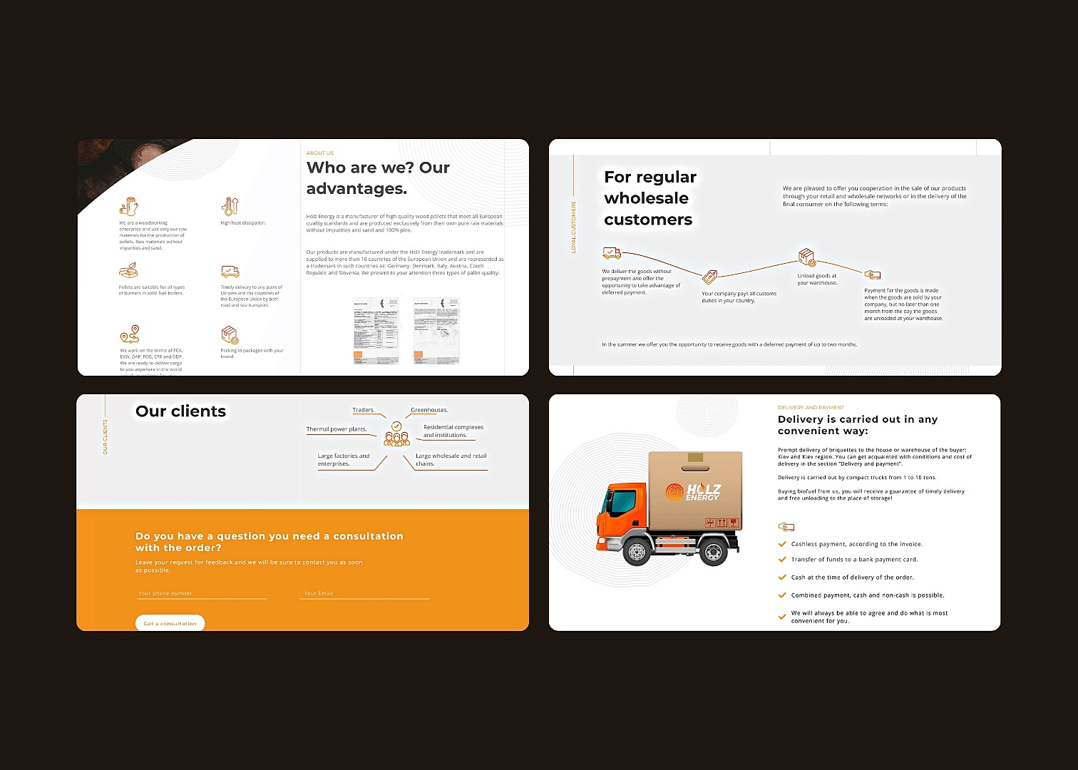 Web development | UI/UX design | Wood Pallets Industry by Come Back ...