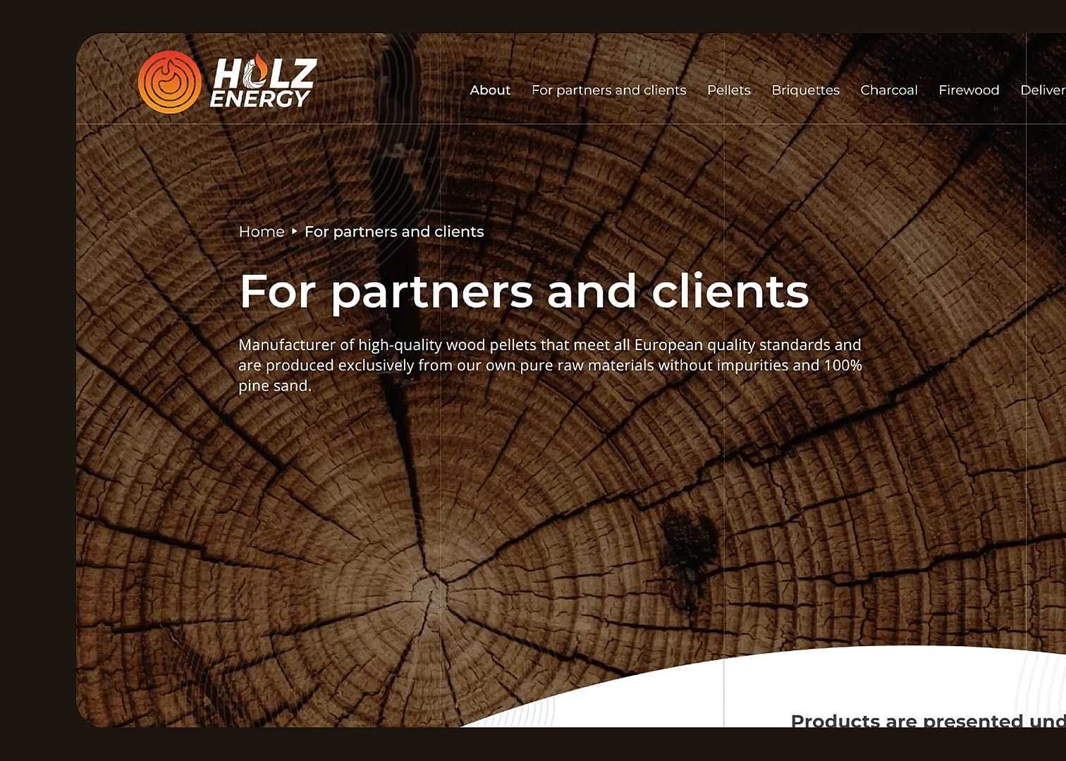 Web development | UI/UX design | Wood Pallets Industry by Come Back ...
