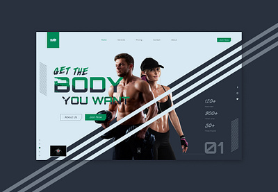 Gym Website Design by Mohammed Sohel on Dribbble