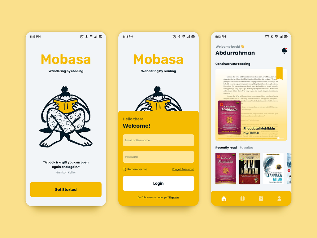 Mobasa Digital Library Mobile App by Muhammad Arif Adhitya on Dribbble