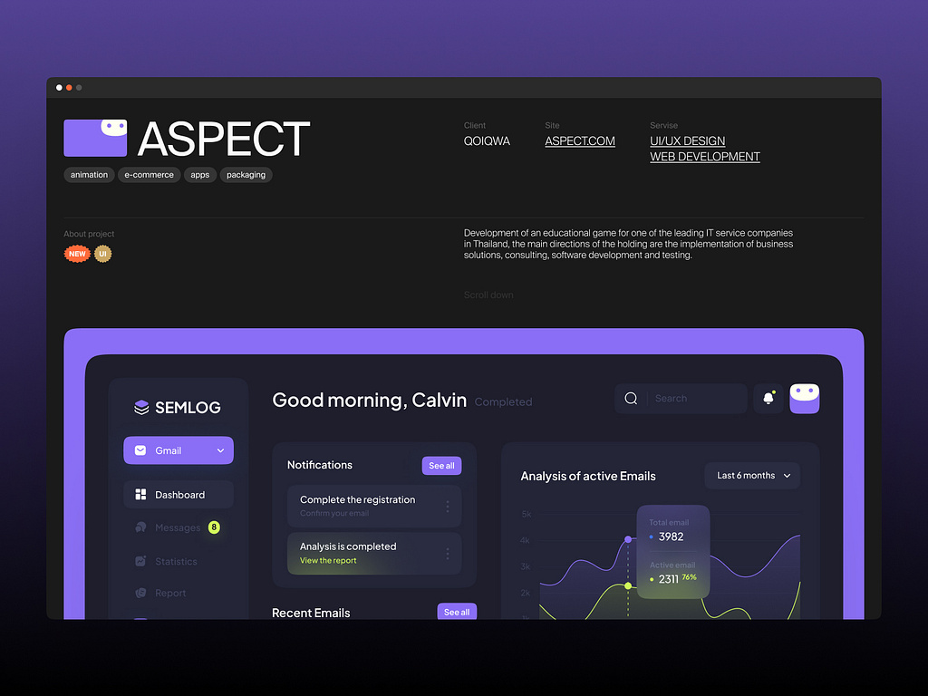 NoS - design studio by Misha Savin on Dribbble