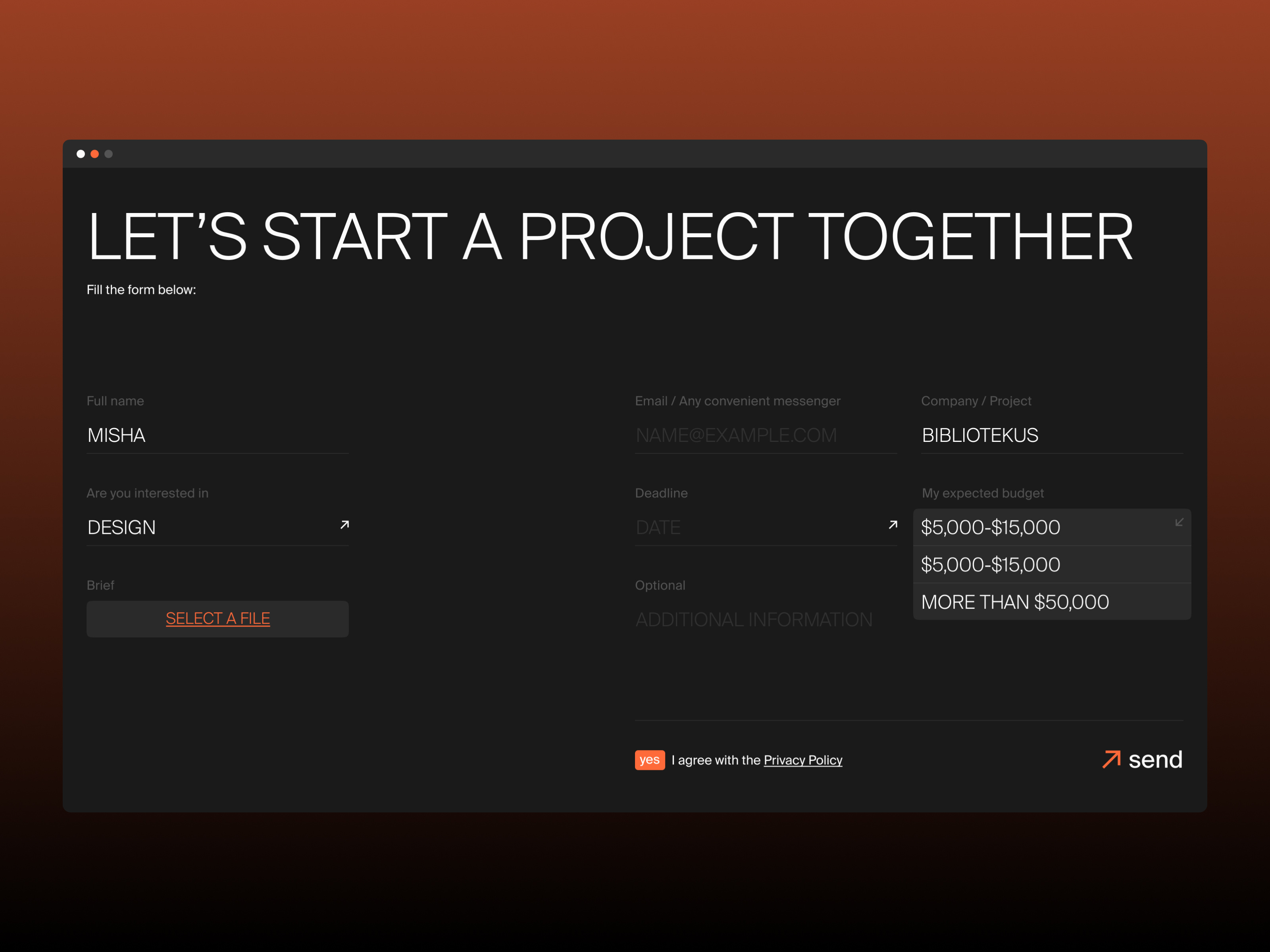 NoS - design studio by Misha Savin on Dribbble