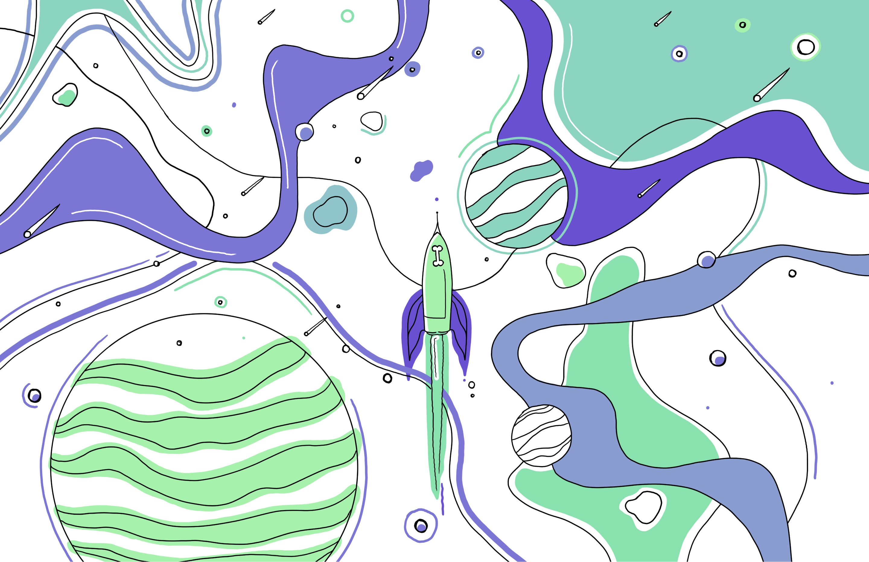 Book illustrations by Tyler Wain on Dribbble