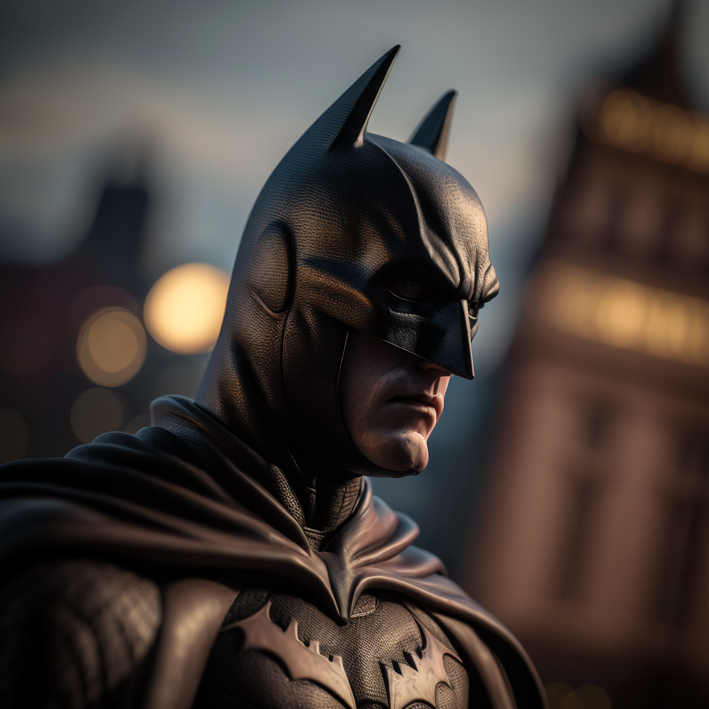 Batman on Roof by AI Customs on Dribbble