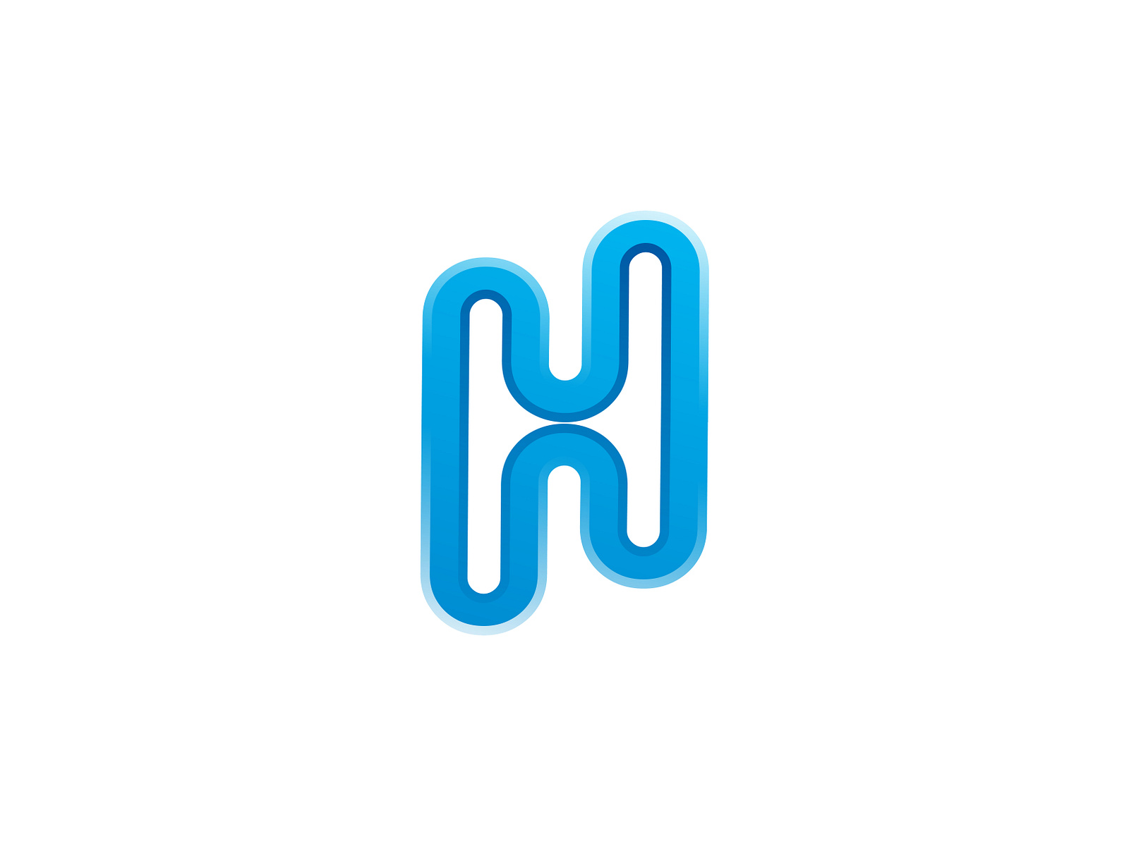 H letter mark logo by Raihan Kabir on Dribbble