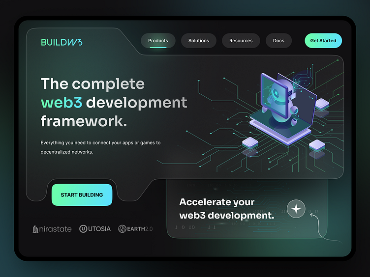 Web3 development SDK - Website Design by Nishar Multani UX/UI Design on ...