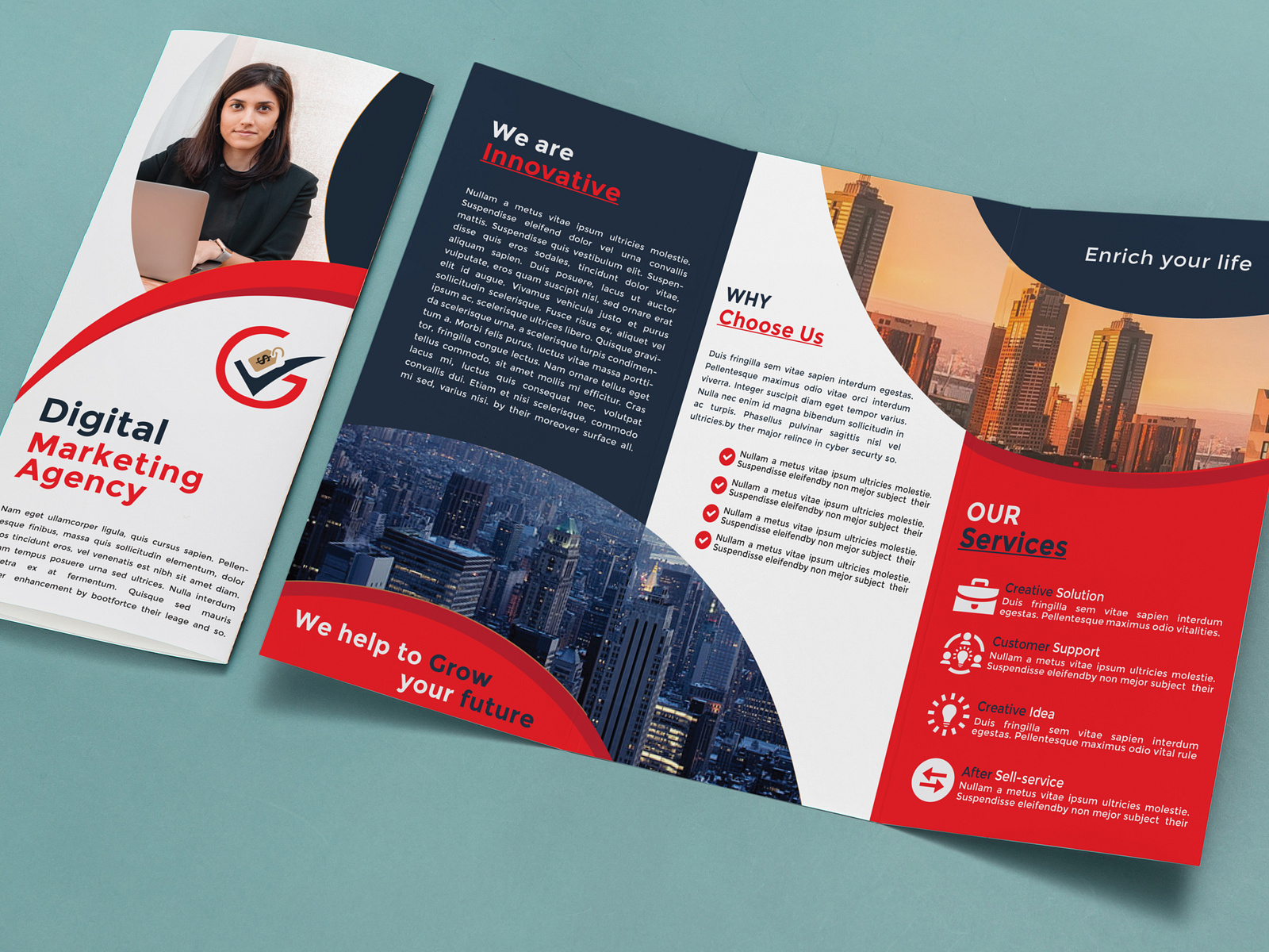 Premium Brochure Design by Ayon roy on Dribbble