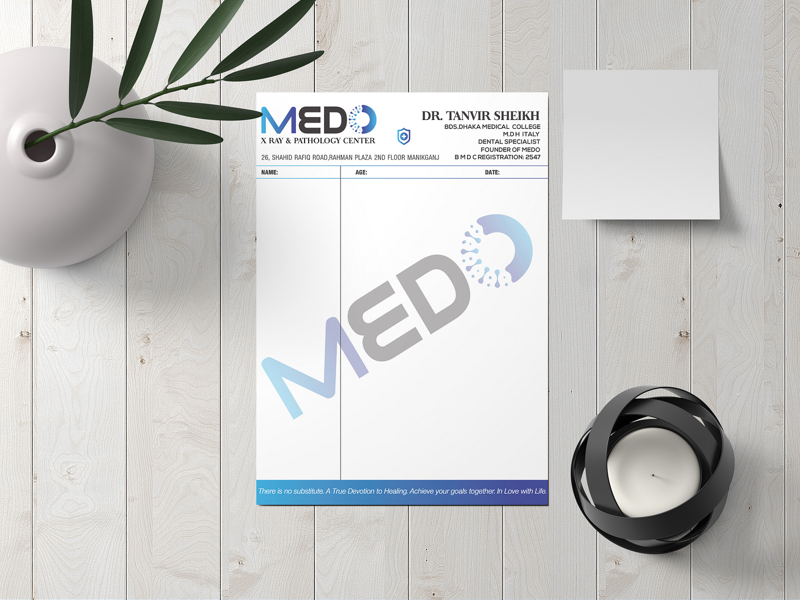 Medical Prescription Design By Ayon Roy On Dribbble