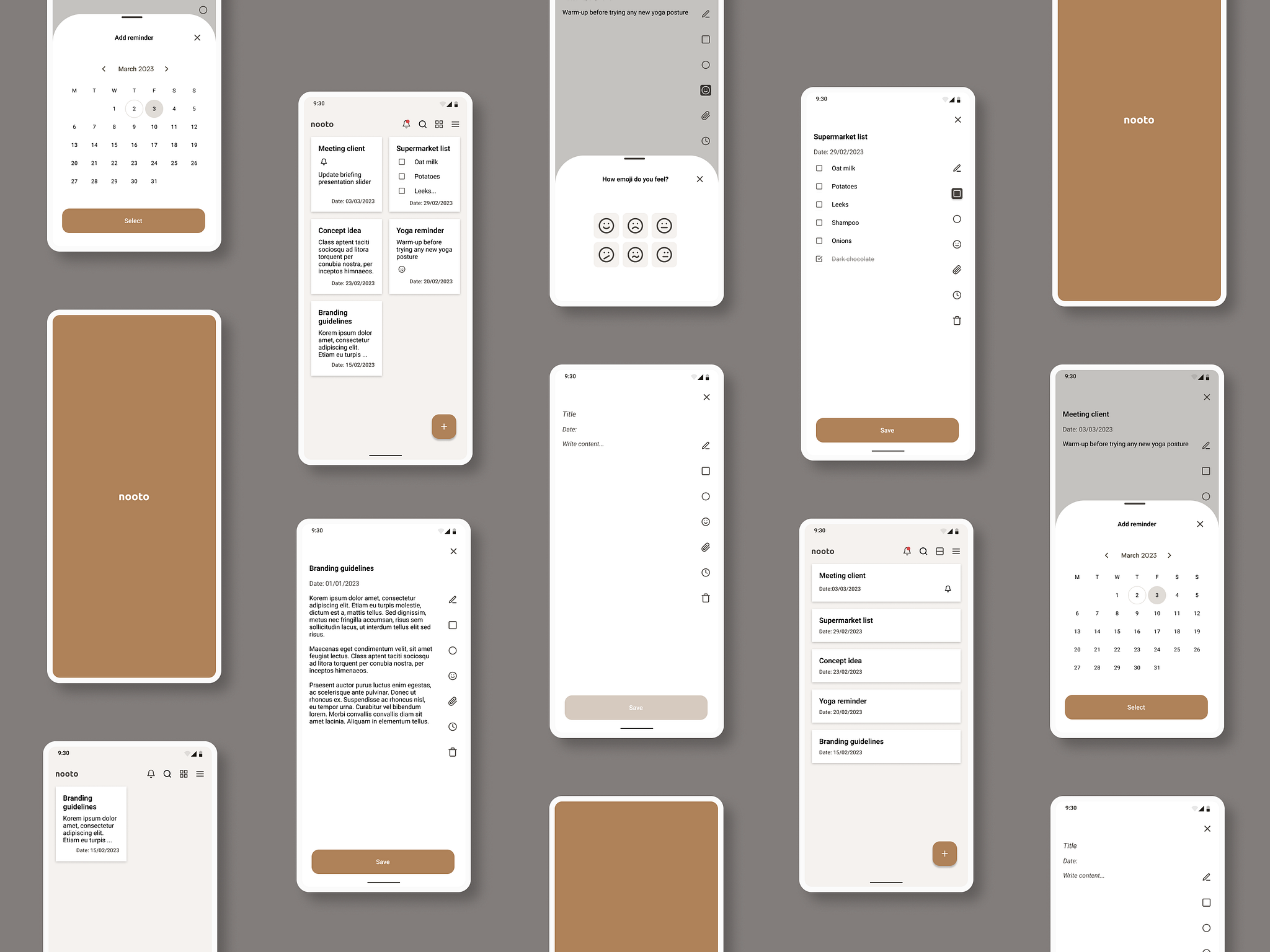 Nooto: Note-taking app by Cristina on Dribbble