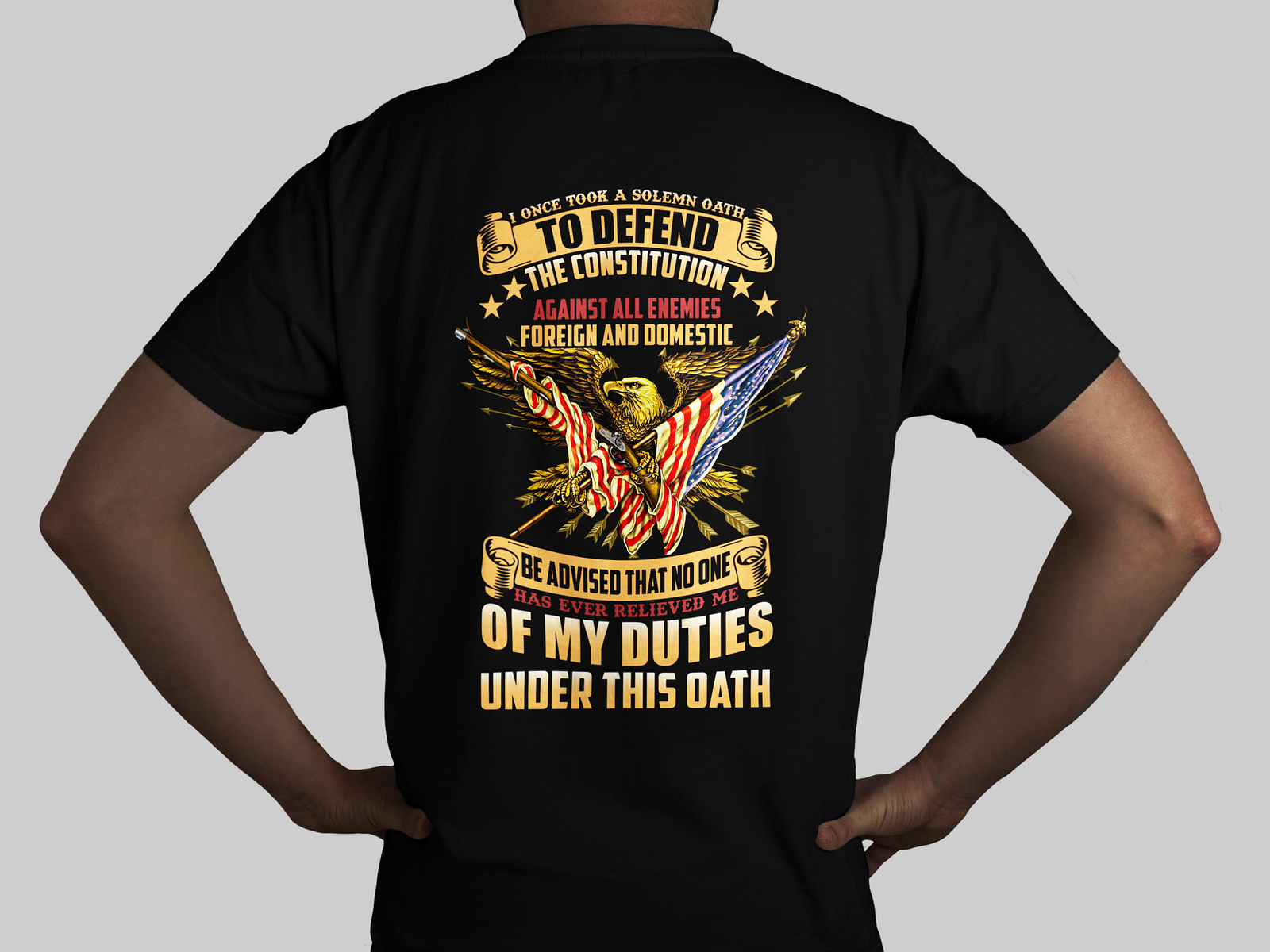 I Once Took A Solemn Oath To Defend The Constitution T Shirt By Shiblee