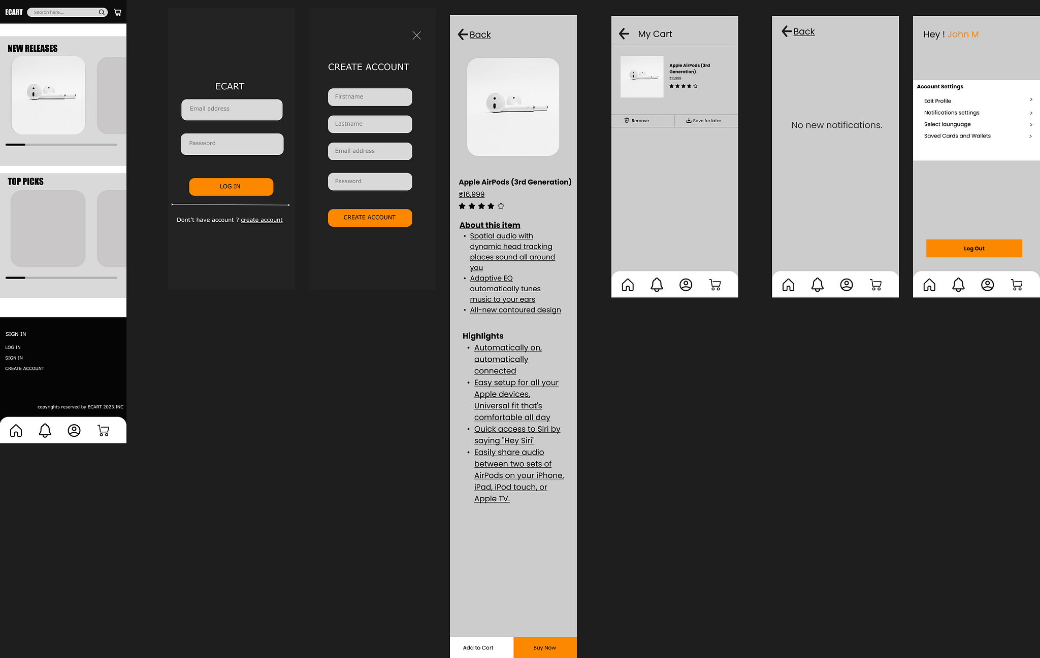 Ecommerce Mobile App Ui Design By Nithish S On Dribbble