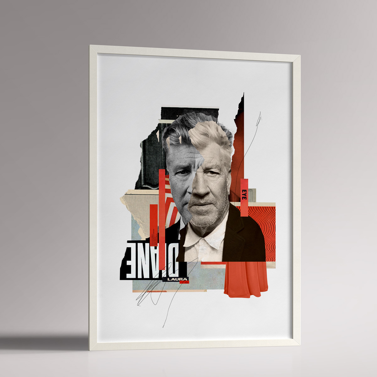 David Lynch, portrait by Nazario Graziano on Dribbble