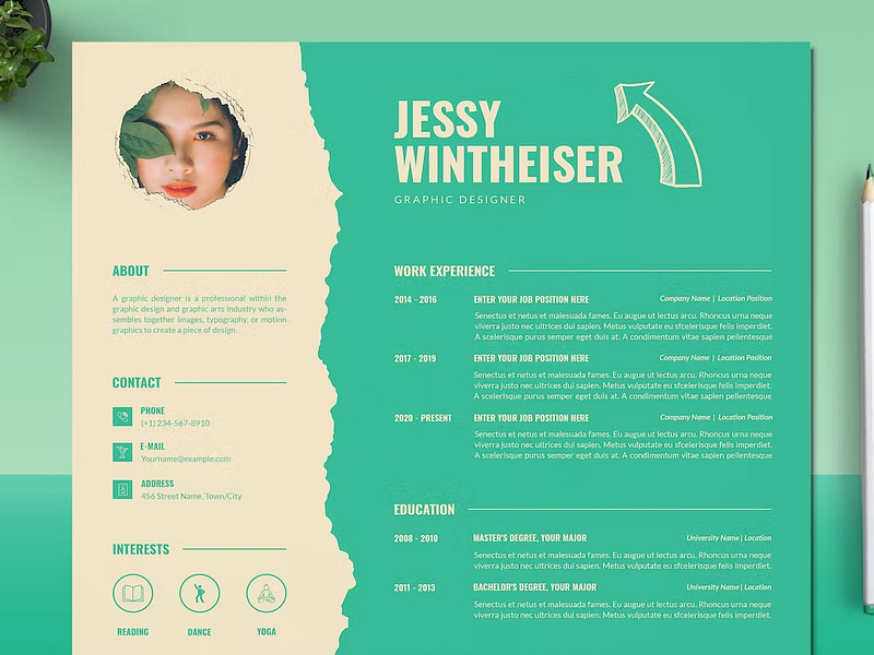 Browse thousands of Simple Cv images for design inspiration | Dribbble
