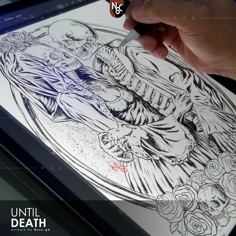 Until Death [Sketching Process] by NSC.gd on Dribbble