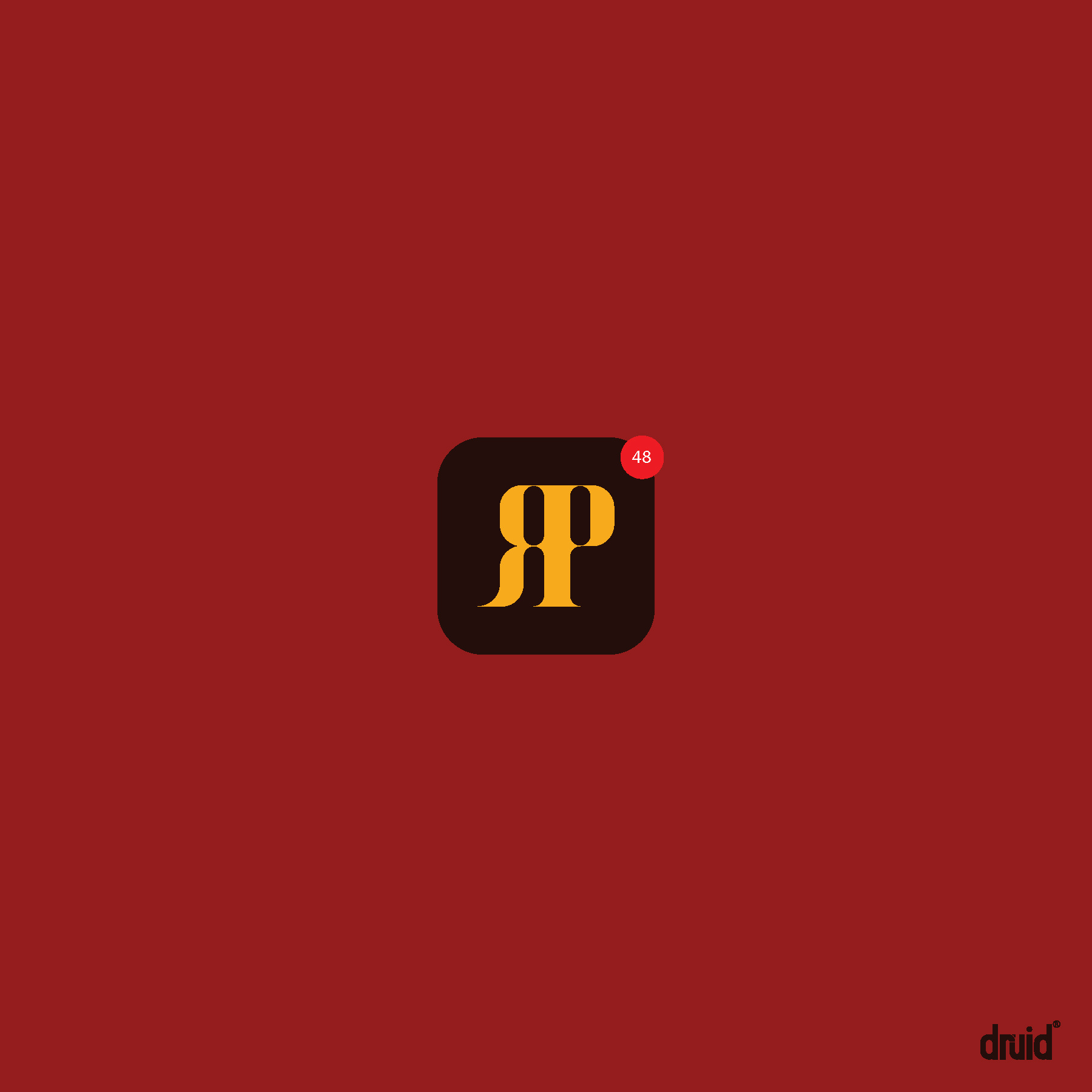 RP Monogram Logo by Kevin Campita Creative Druid Founder on Dribbble
