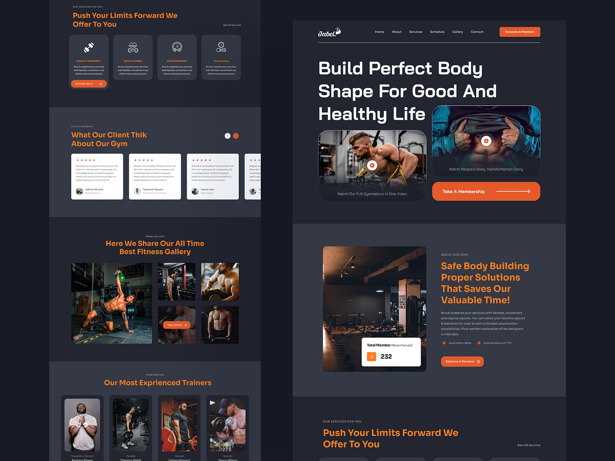 Gym Website designs, themes, templates and downloadable graphic ...