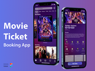 Movie Ticket Booking App by Cindy Felicia on Dribbble