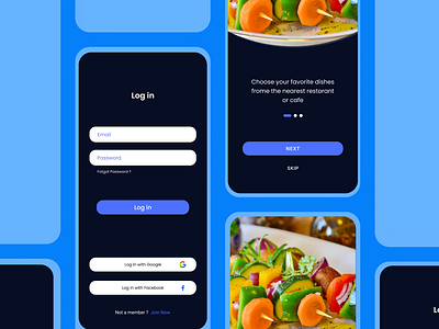 Food app Ui kit Part 1 by sagar gabol on Dribbble