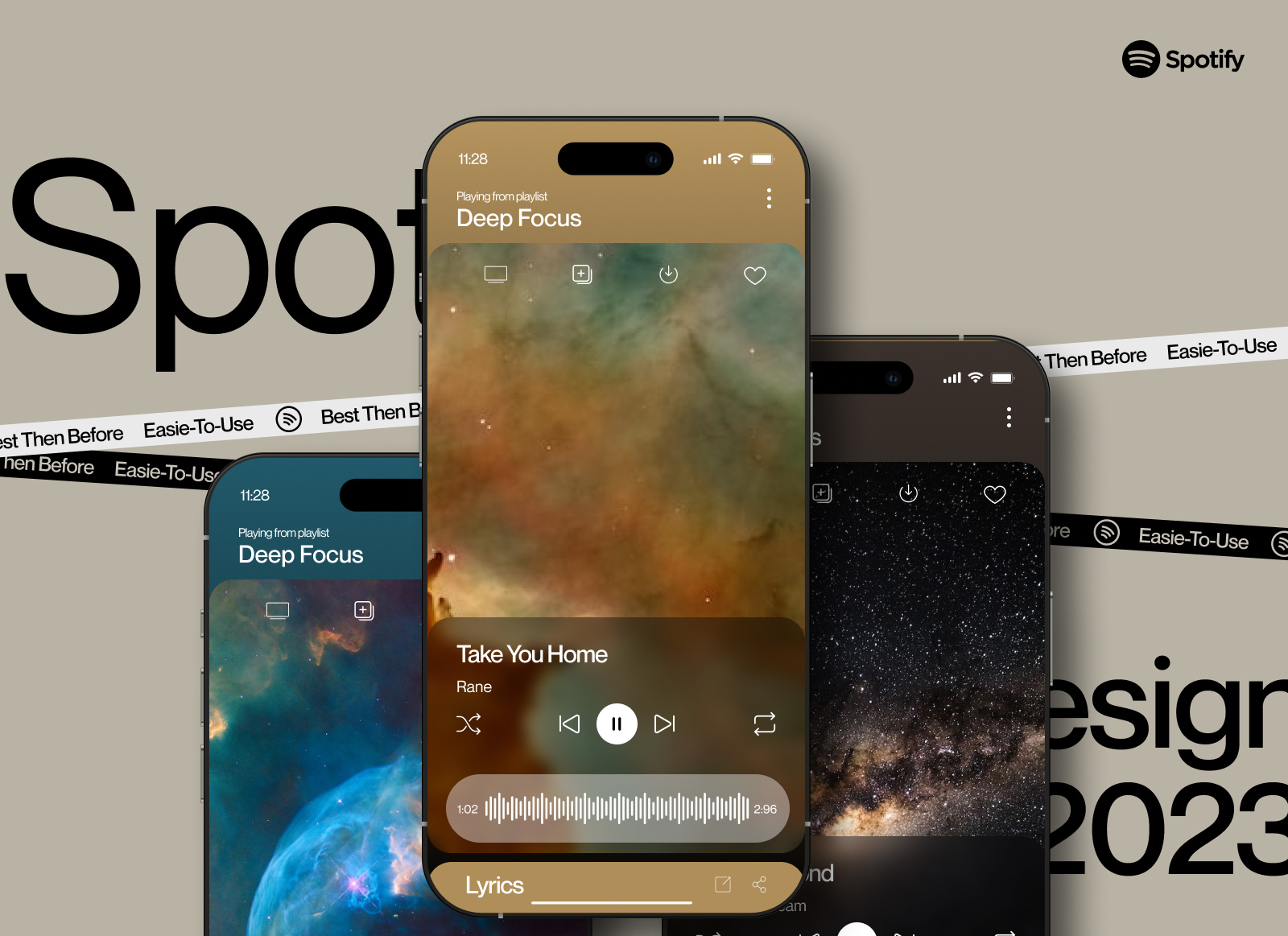 Spotify redesign mobile version by Darina Yefymova on Dribbble