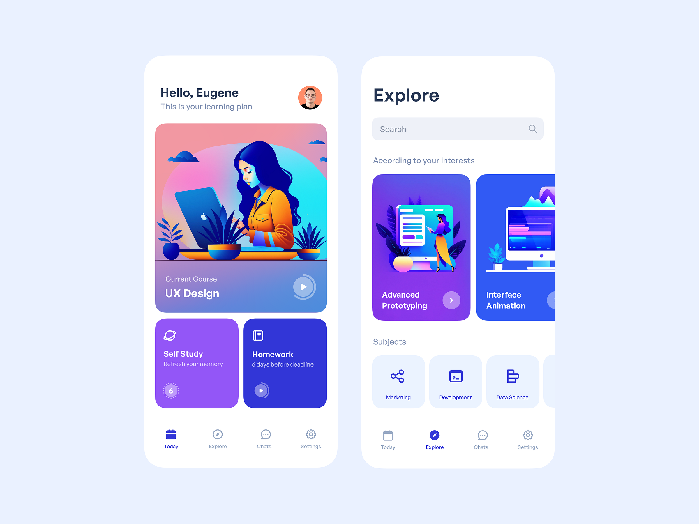 Educational Platform by Eugene Grunin 🔥 on Dribbble