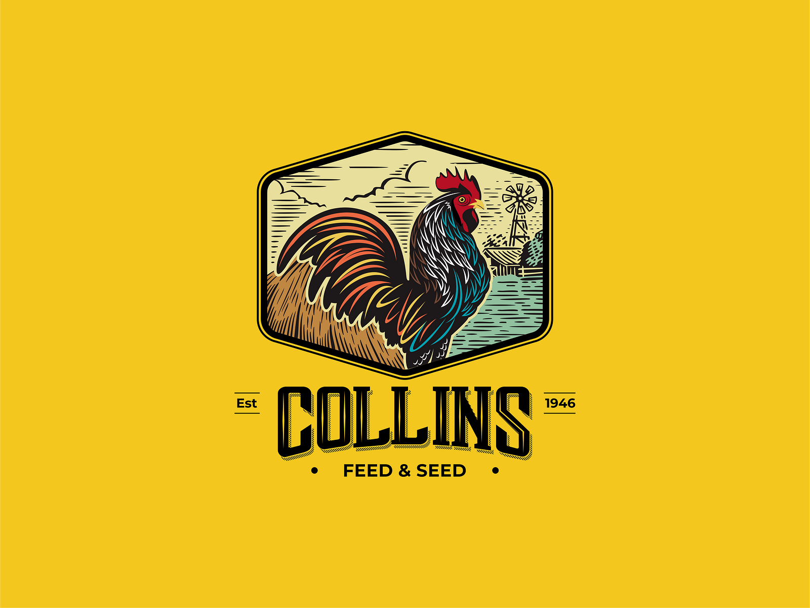 Logo Collins by Tetusign on Dribbble