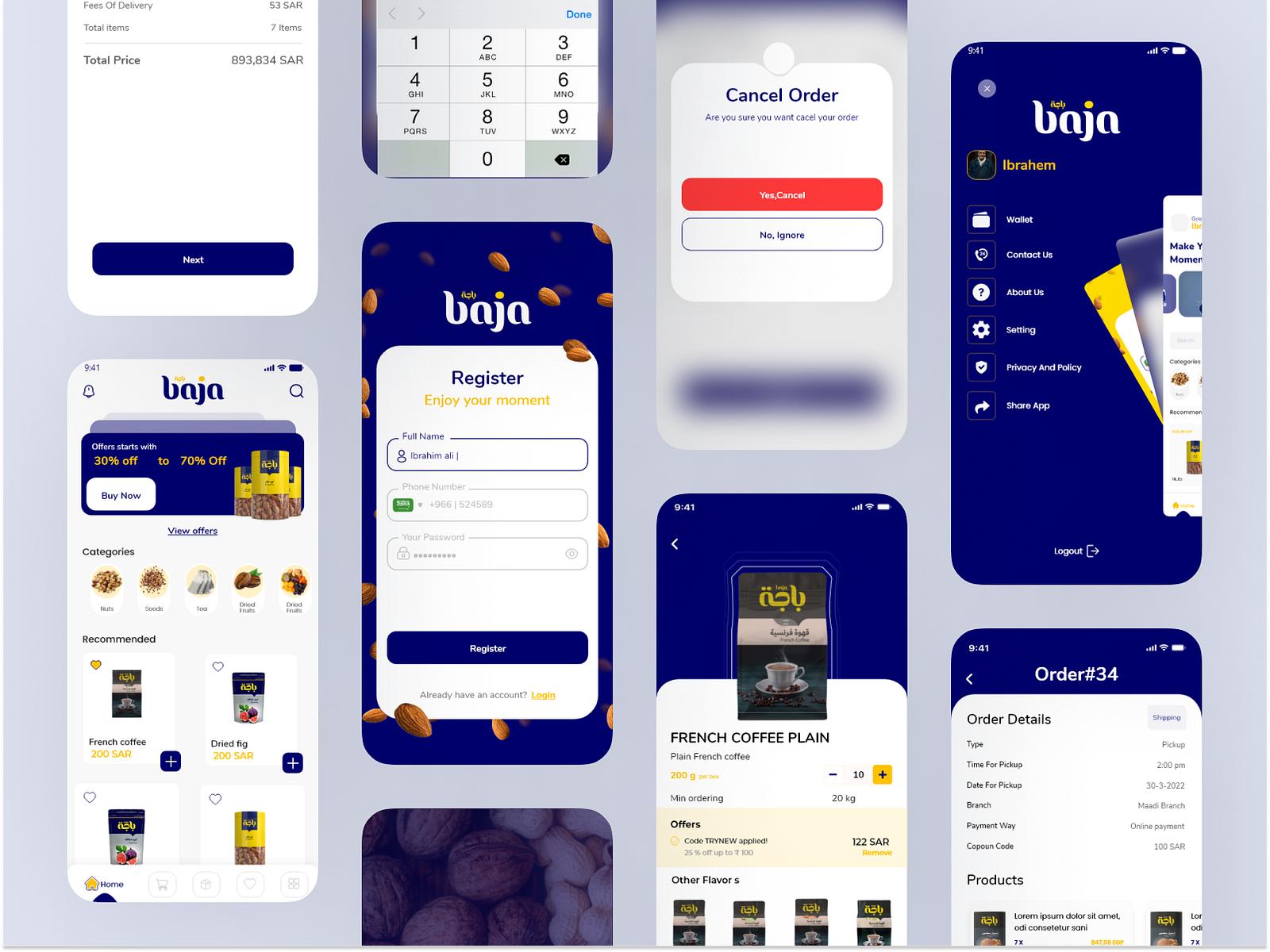 Baja App by Yasmeen ali elsafty on Dribbble