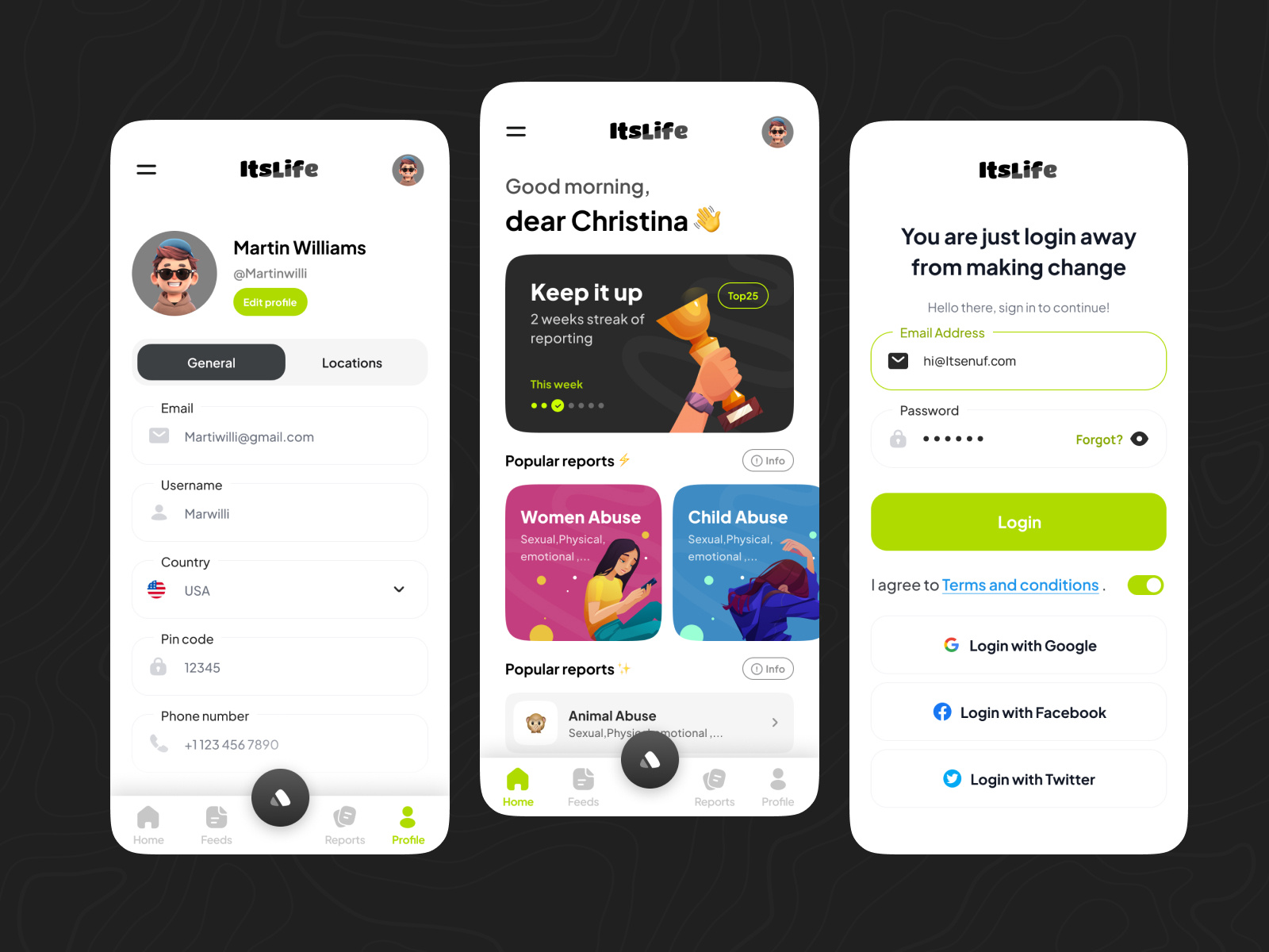 Blog mobile ui design by Roohi Koohi on Dribbble