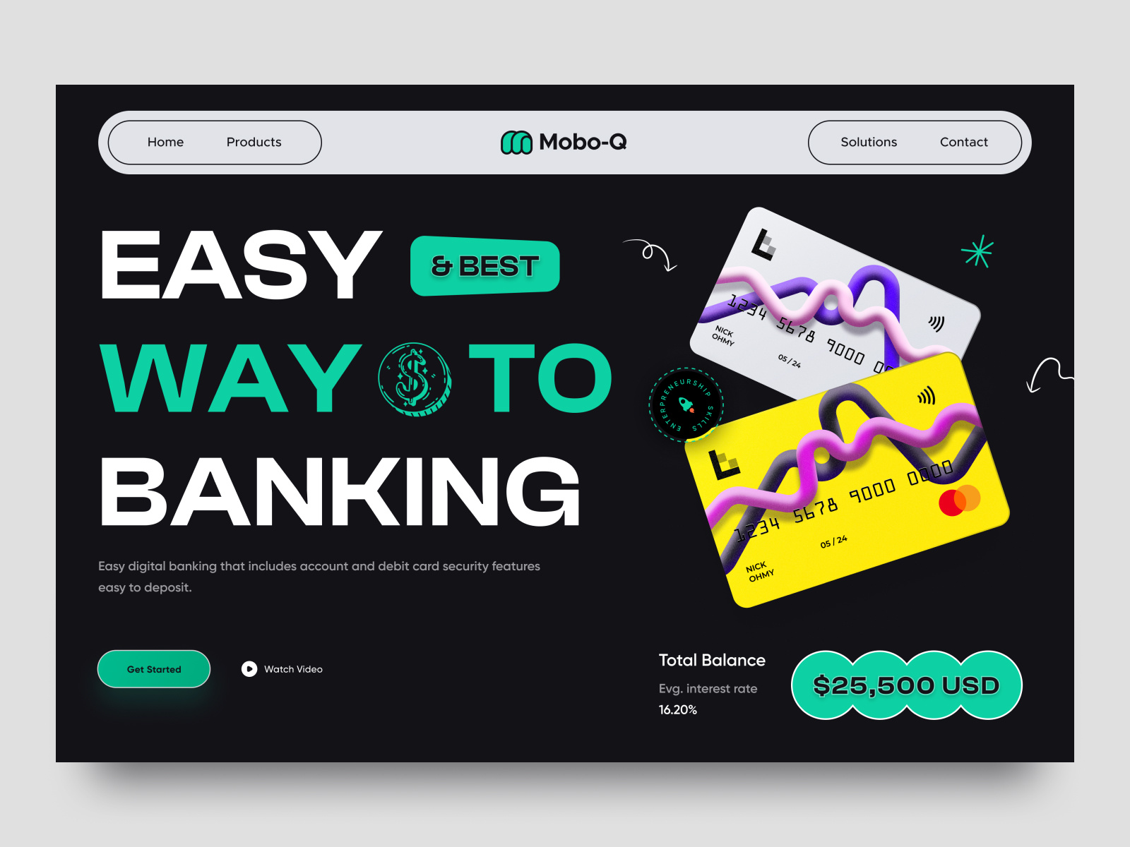 Mobo Q Banking Website By Kemil Ramani On Dribbble mobo-q-banking-website-by-kemil-ramani-on-dribbble