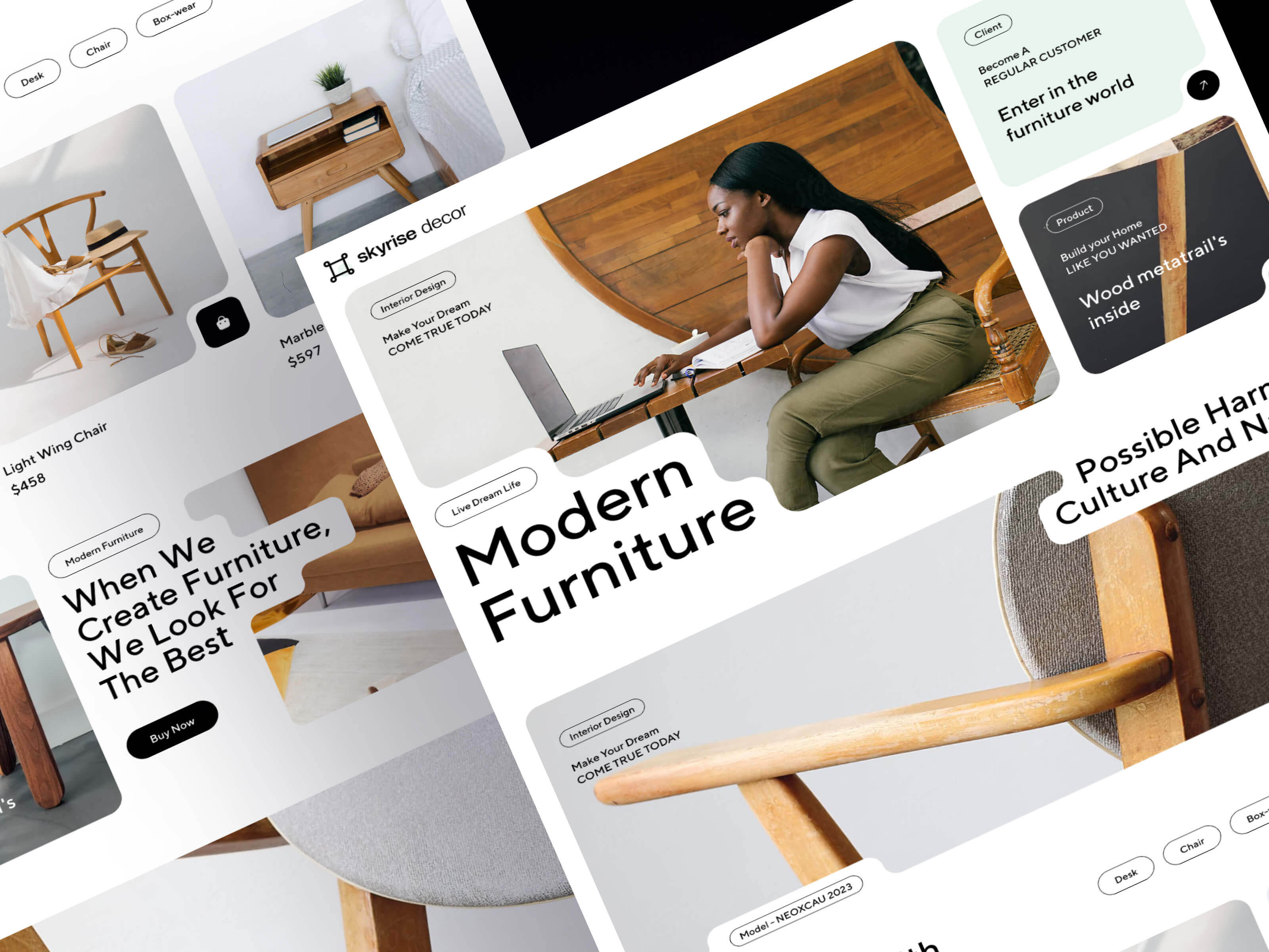 eCommerce Website: Skyrise Decor Landing Page by Subash Chandra for ...
