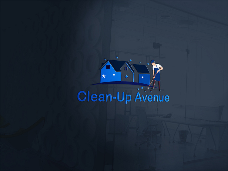 Cleaning logo by Bishsogit Kumar pal on Dribbble