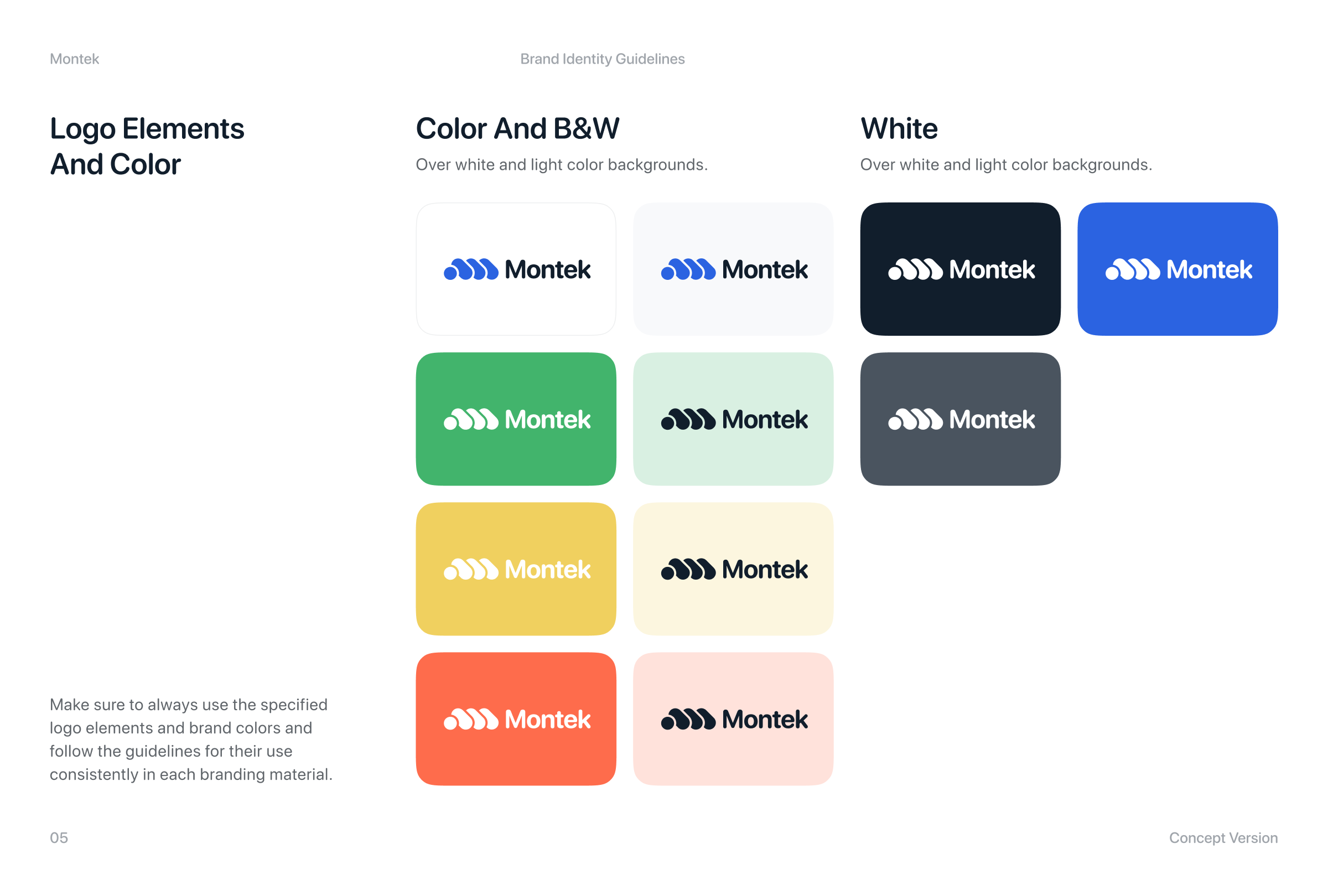 Montek - Logo, Brand Design by Asal Design for Kretya Studio on Dribbble