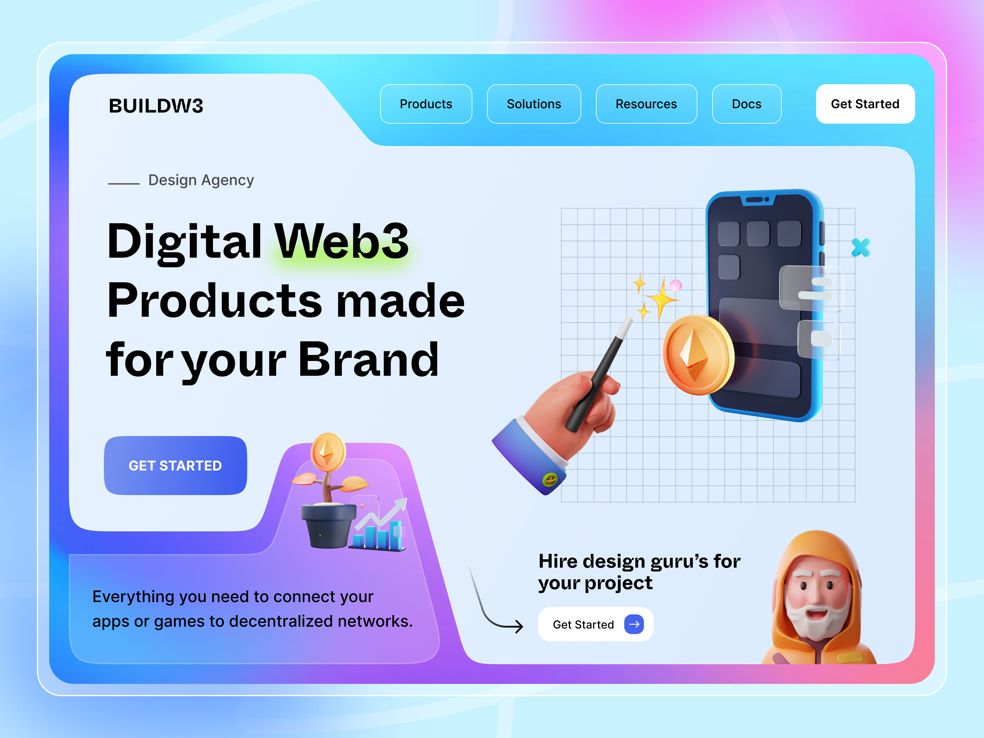 Web3 Design Agency - Website Design by Nishar Multani on Dribbble