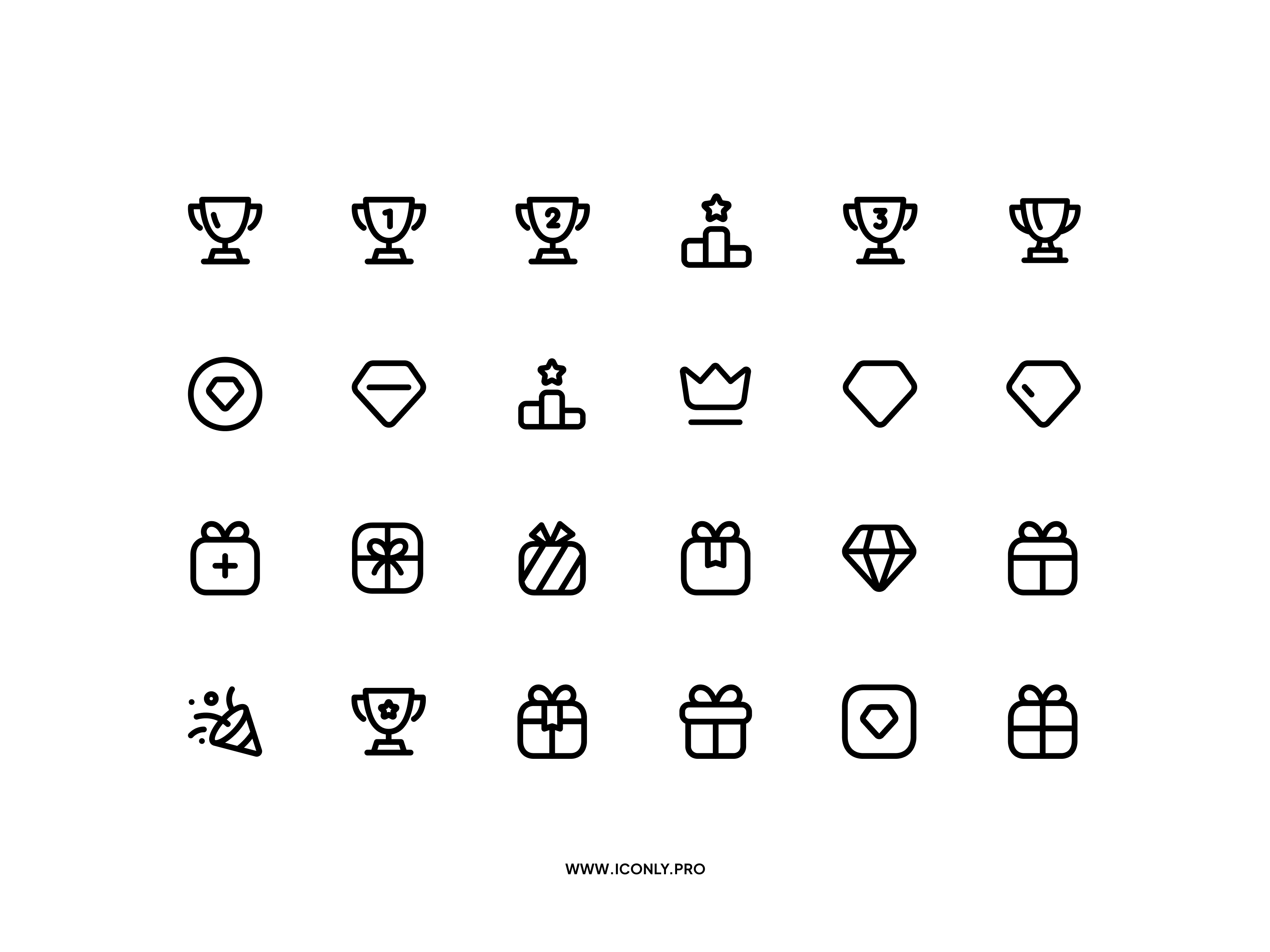 Iconly Pro, Reward Light! by Iconly Pro for Piqo Studio on Dribbble