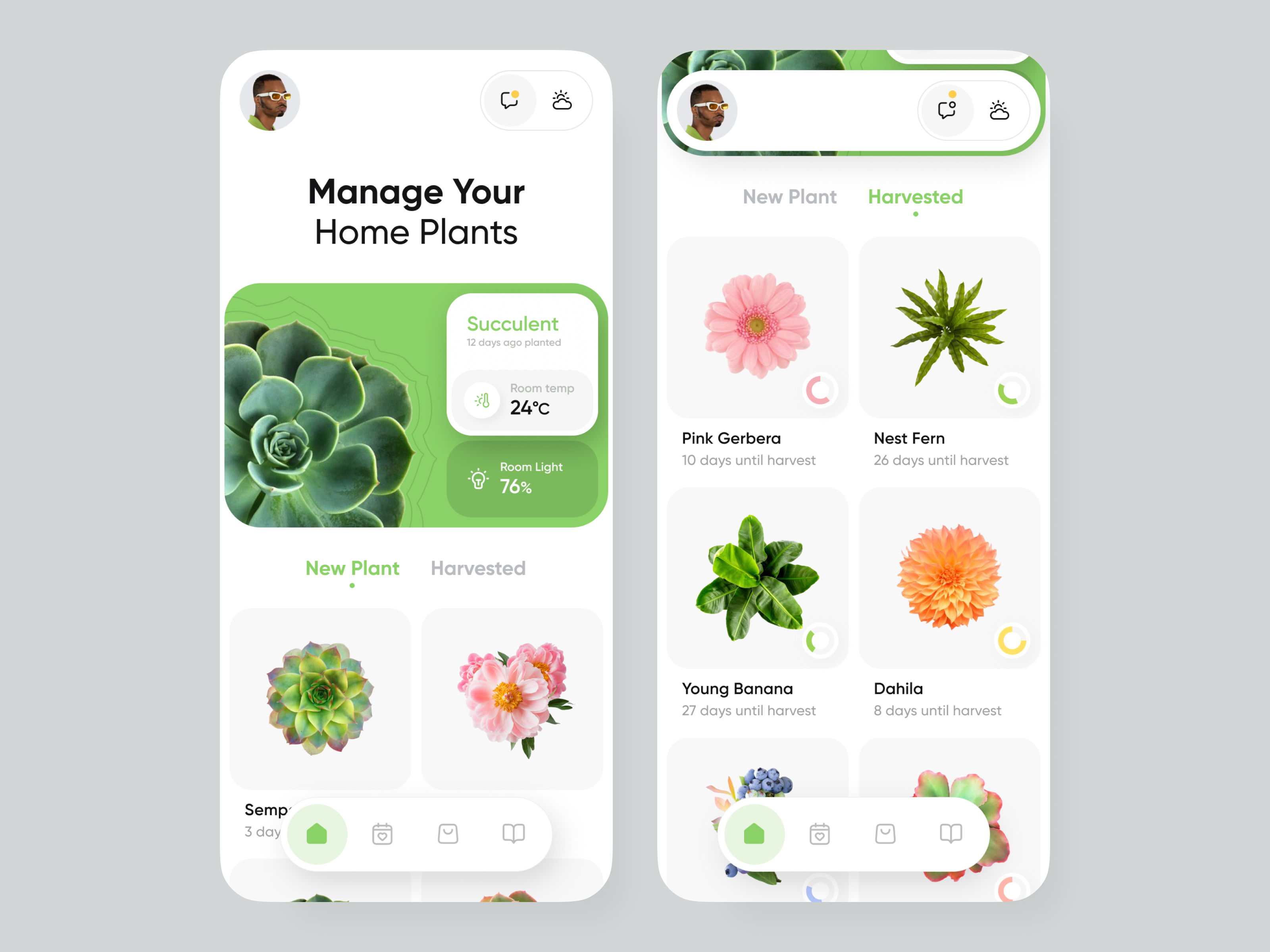 Plant Management App by Sajon on Dribbble