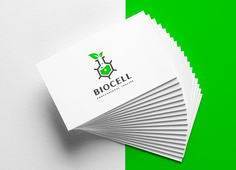Science Natural Bio Cell Lab Logo Design by ABU OMAYAR ALIF on Dribbble