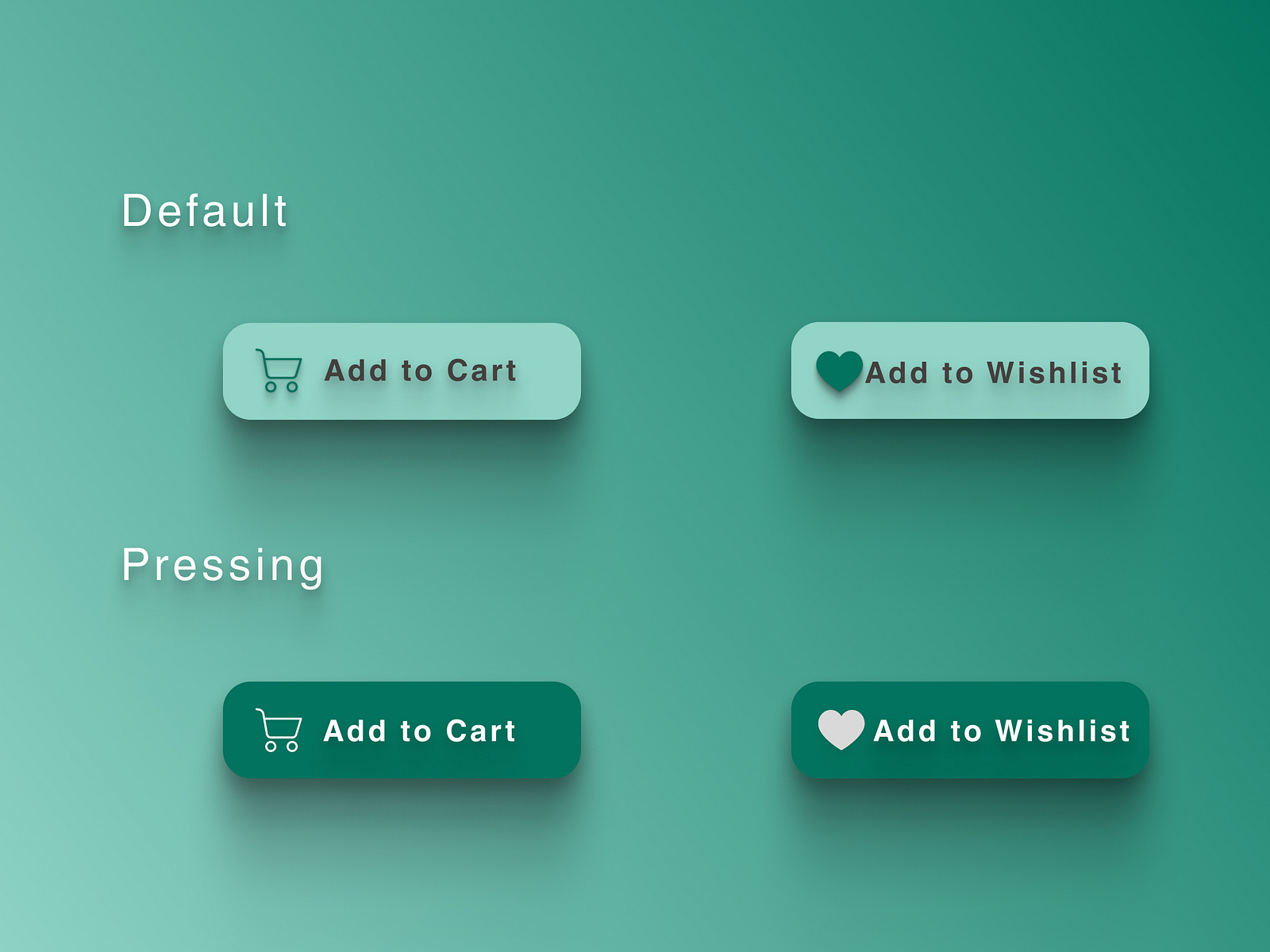 Buttons by Ayesha Malik on Dribbble
