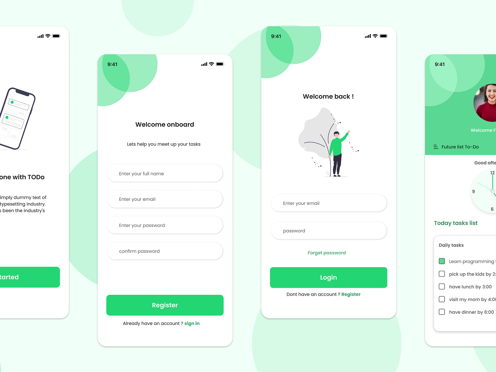 ToDo Mobile App by Firouzeh Kazemi on Dribbble ToDo Mobile App by Firouzeh Kazemi on Dribbble
