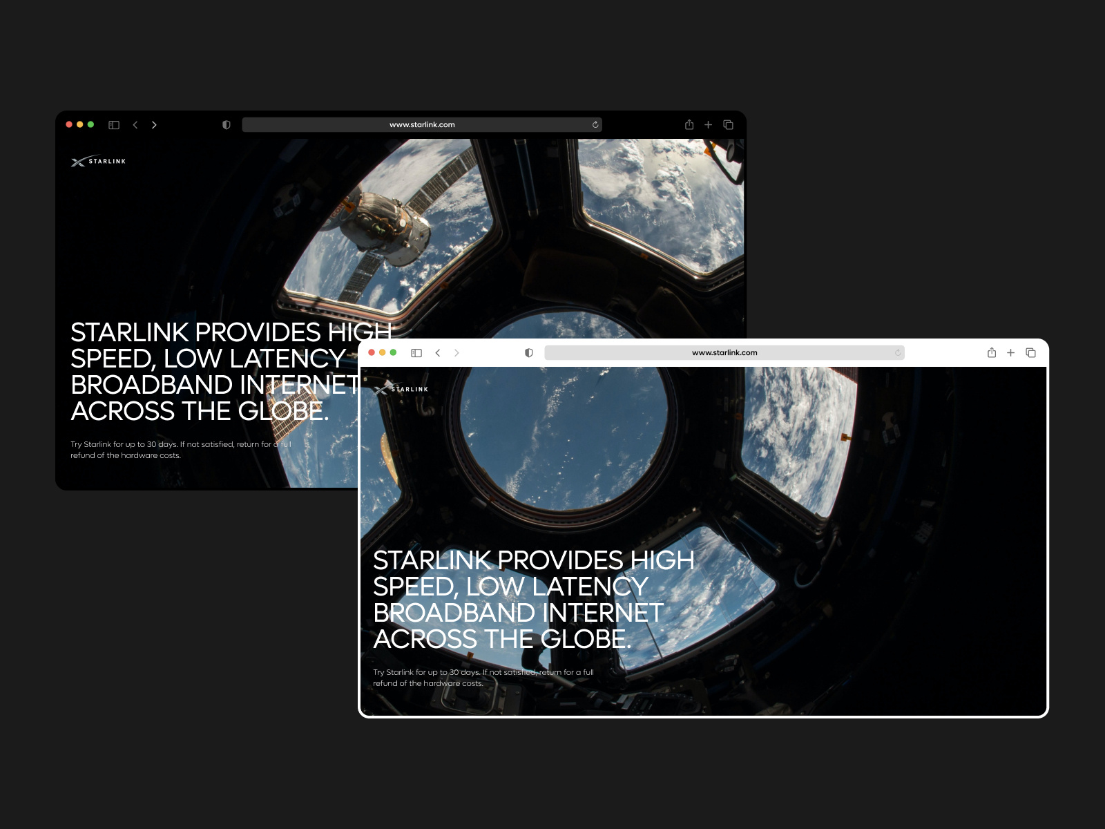 Redesign of the Starlink home page by Anatoliy Demyanchuk for ...