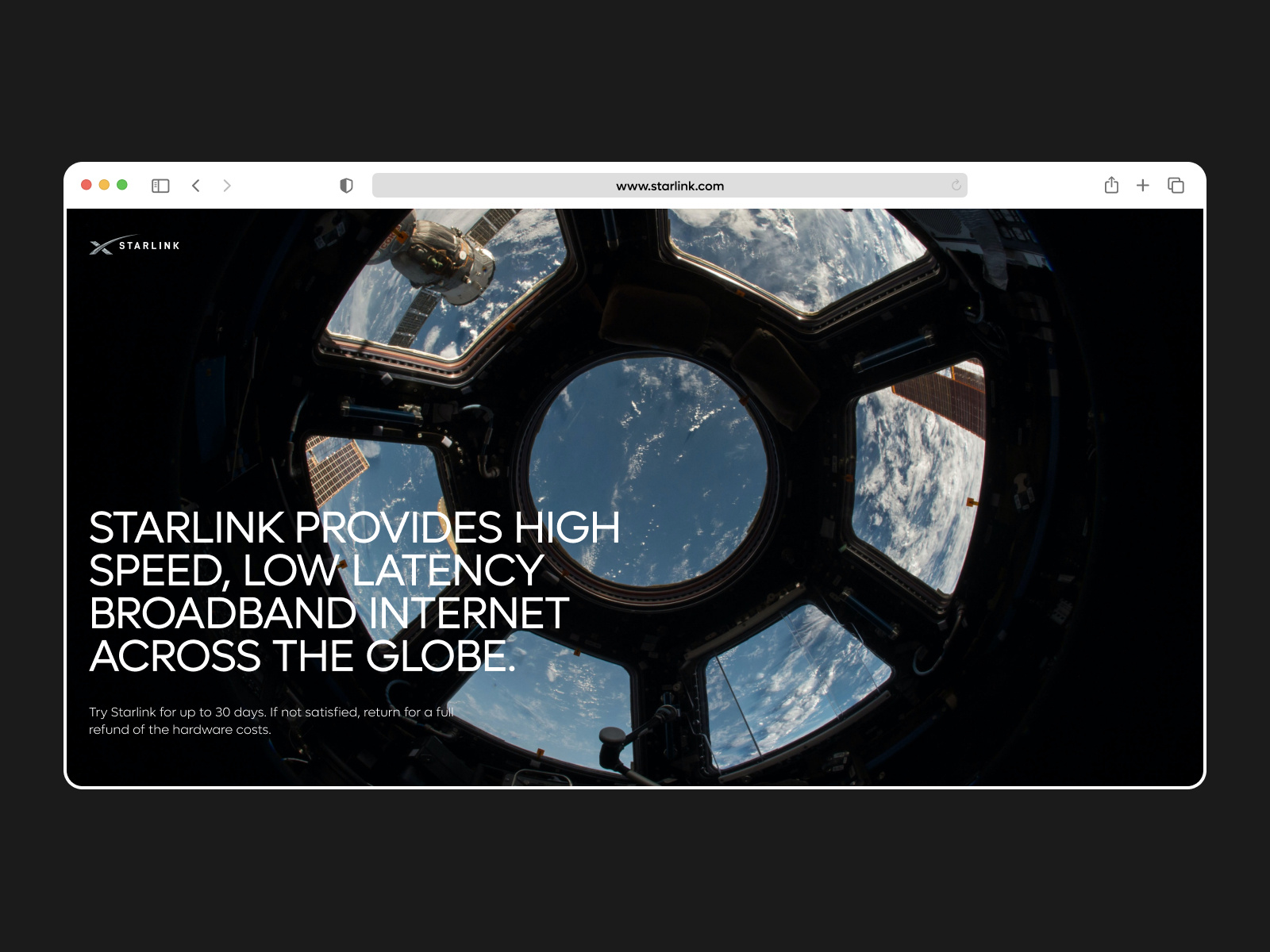 Redesign of the Starlink home page by Anatoliy Demyanchuk for ...