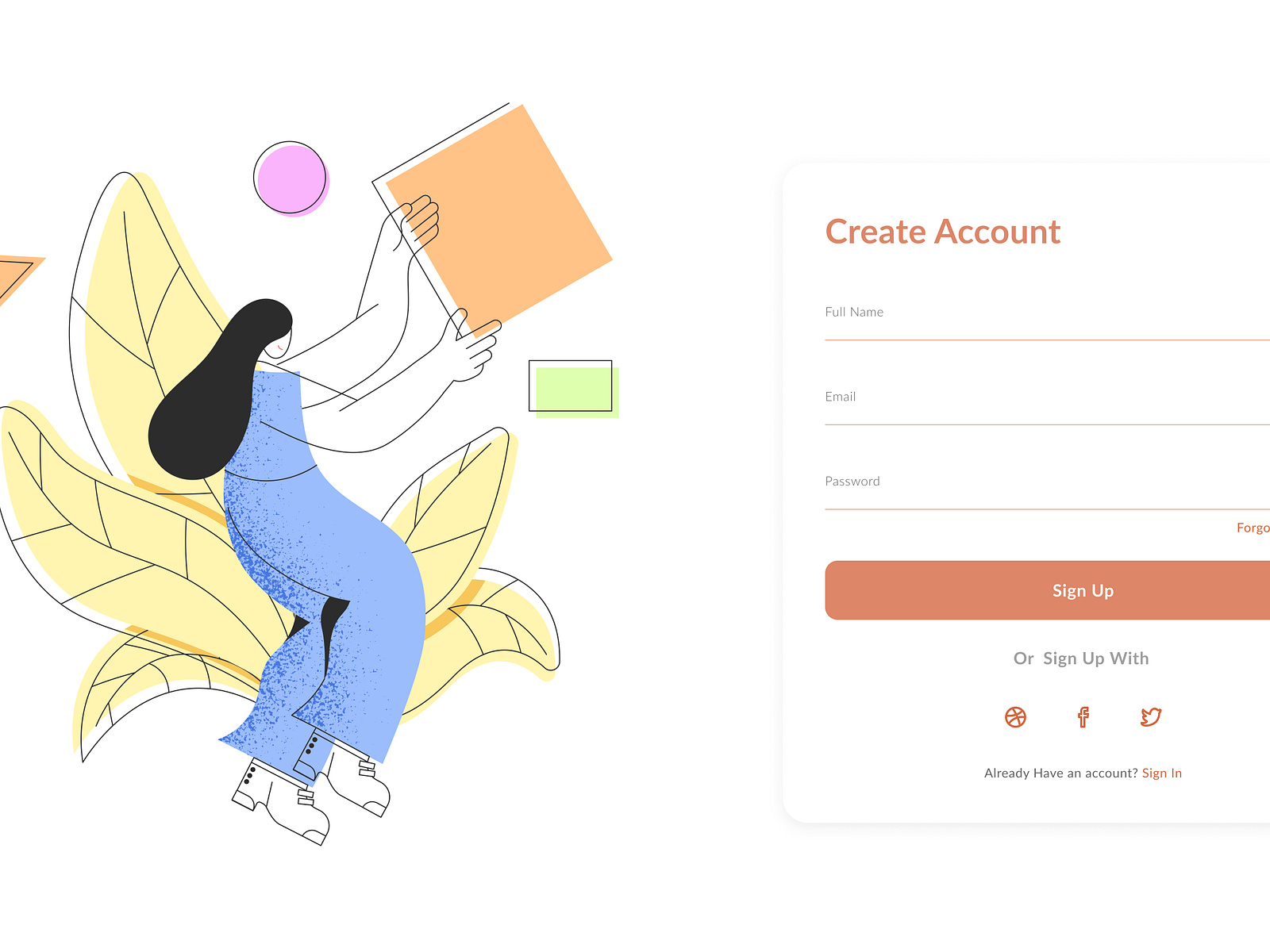Create Account UX/UI by Fatima Aghayeva on Dribbble