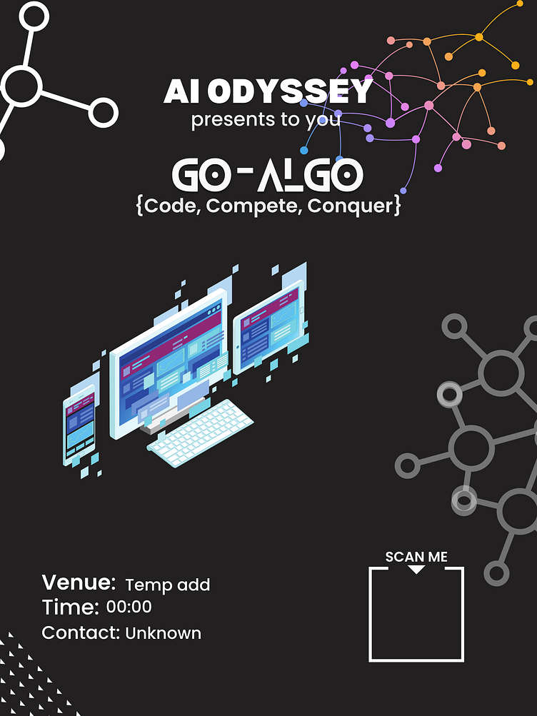The Posters for AI competition by Aaditya Karanjekar on Dribbble