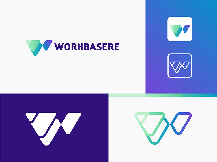 Workbasere Logo Design. by NUR (UX, UI, Brand & More) on Dribbble