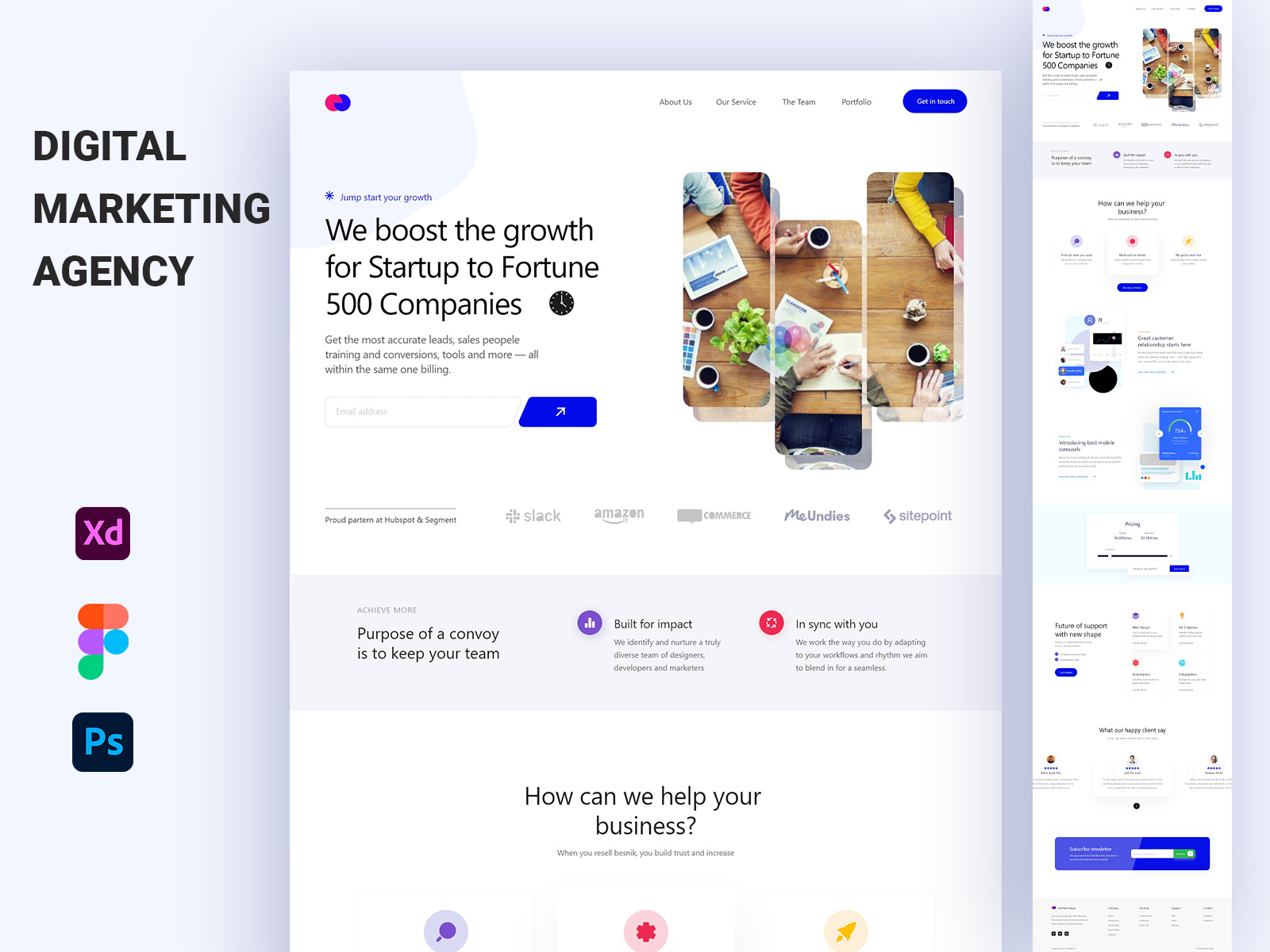 Digital Marketing Agency Website design by OmniTech Design Insights on ...