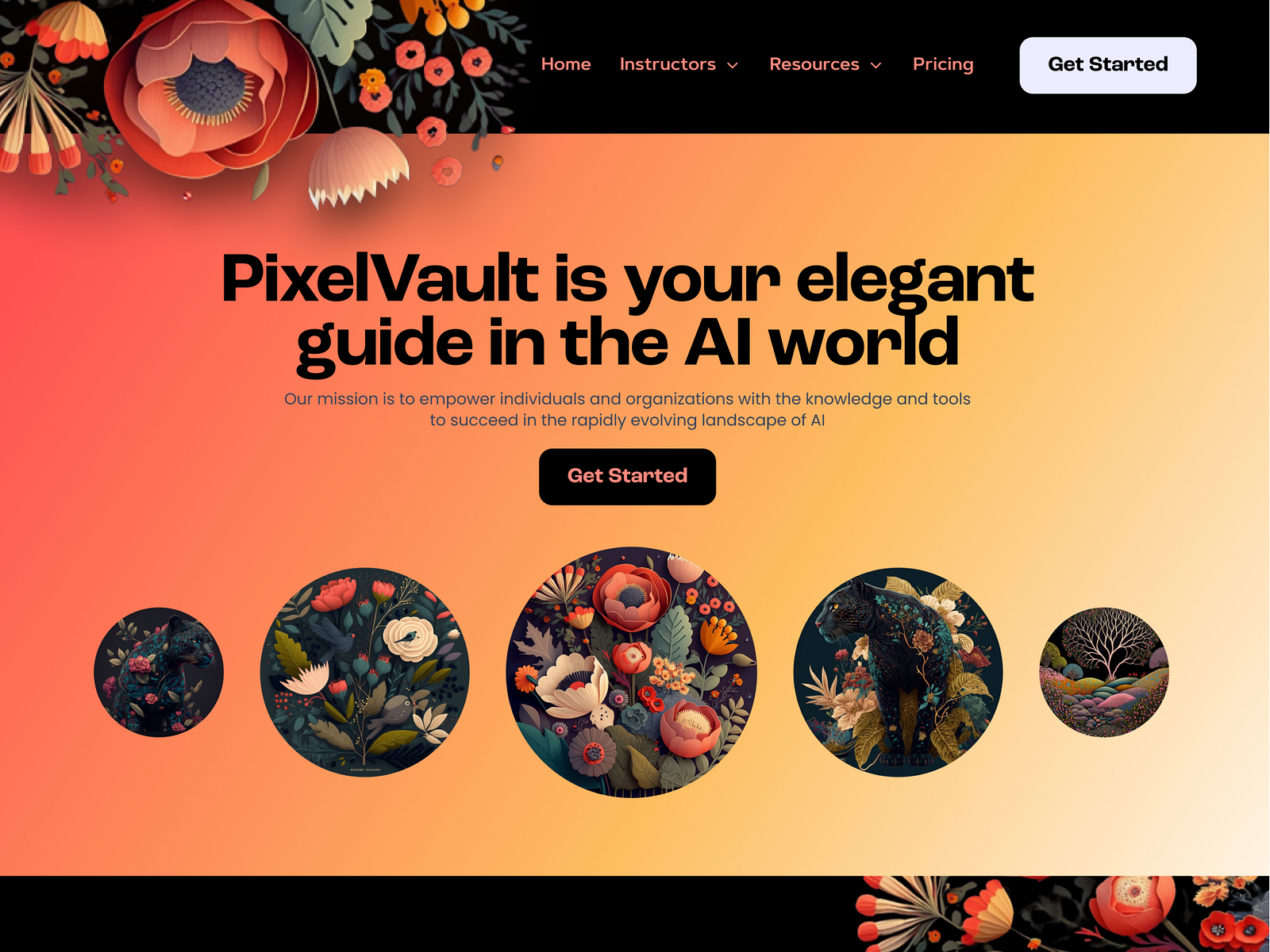 PixelVault - guide in the AI world by Inhens on Dribbble